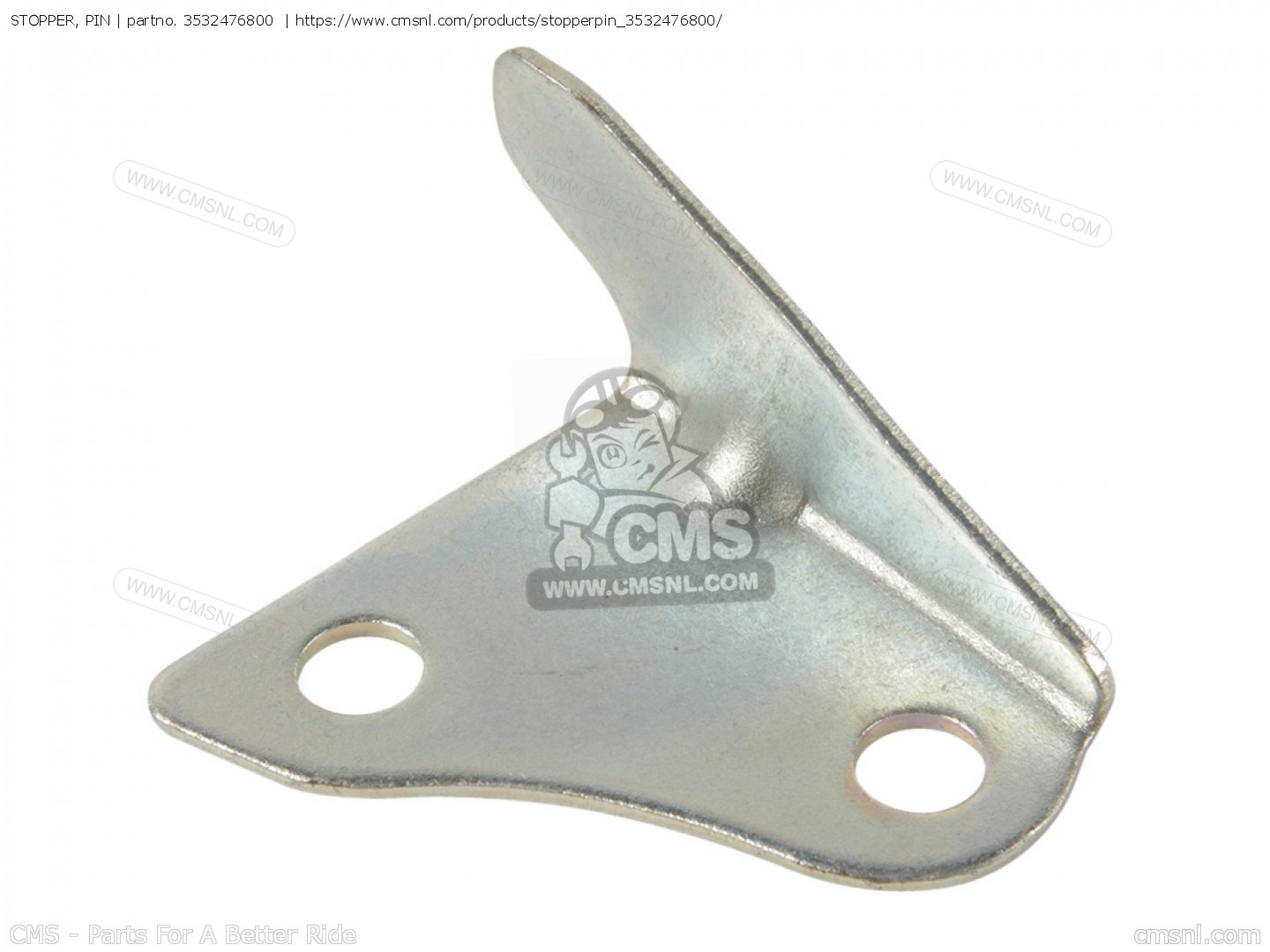 3532476800: Stopper, Pin Yamaha - buy the 353-24768-00 at CMSNL