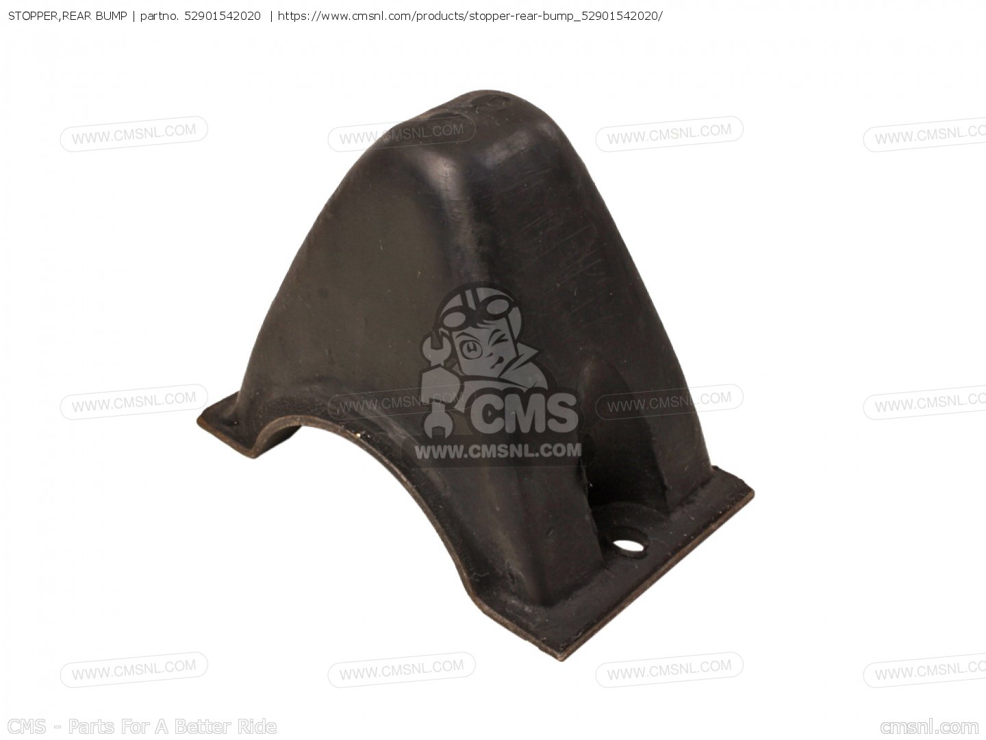 52901542020: Stopper,rear Bump Honda - buy the 52901-542-020 at CMSNL
