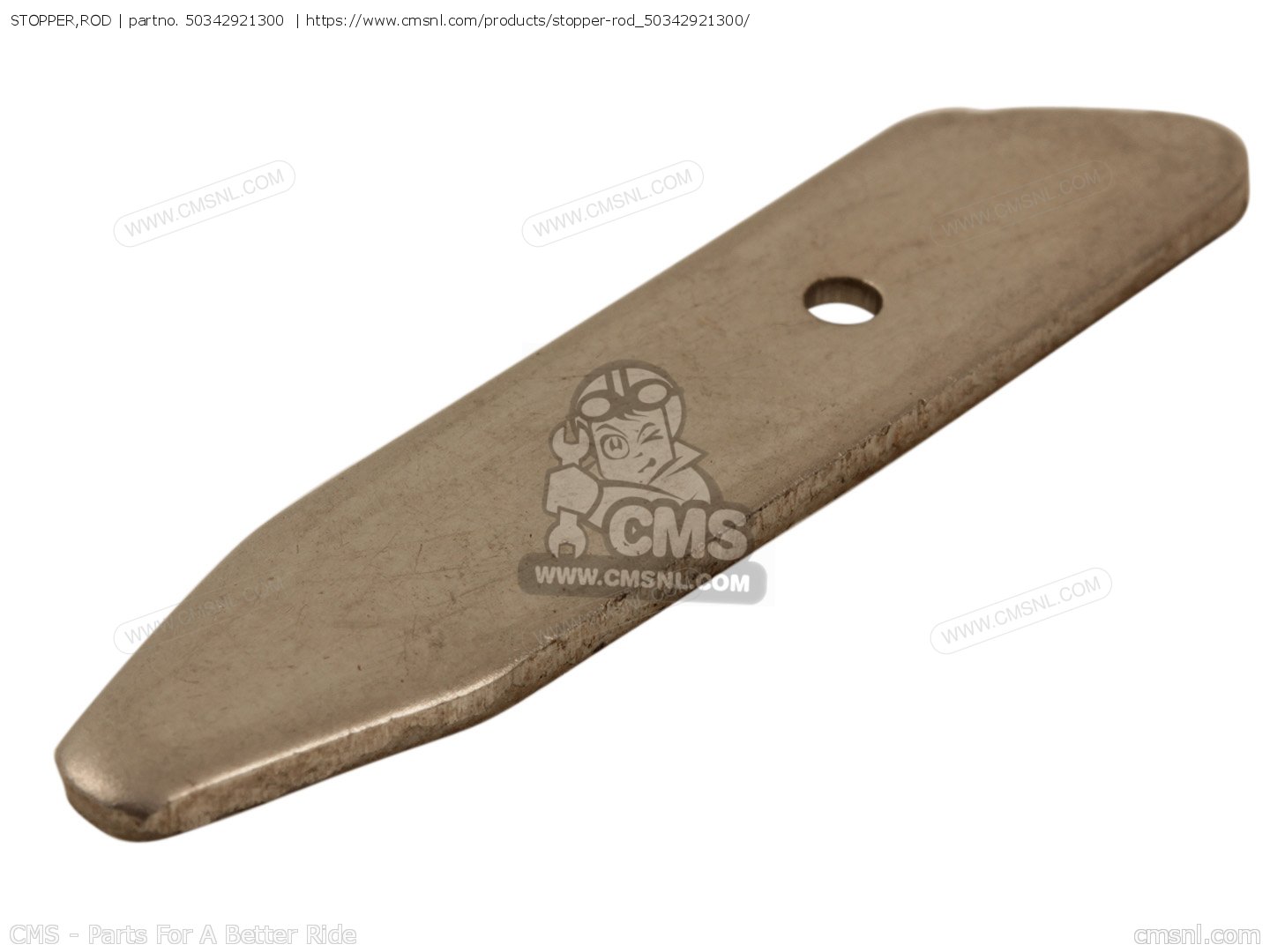 50342921300: STOPPER,ROD Honda - buy the 50342-921-300 at CMSNL