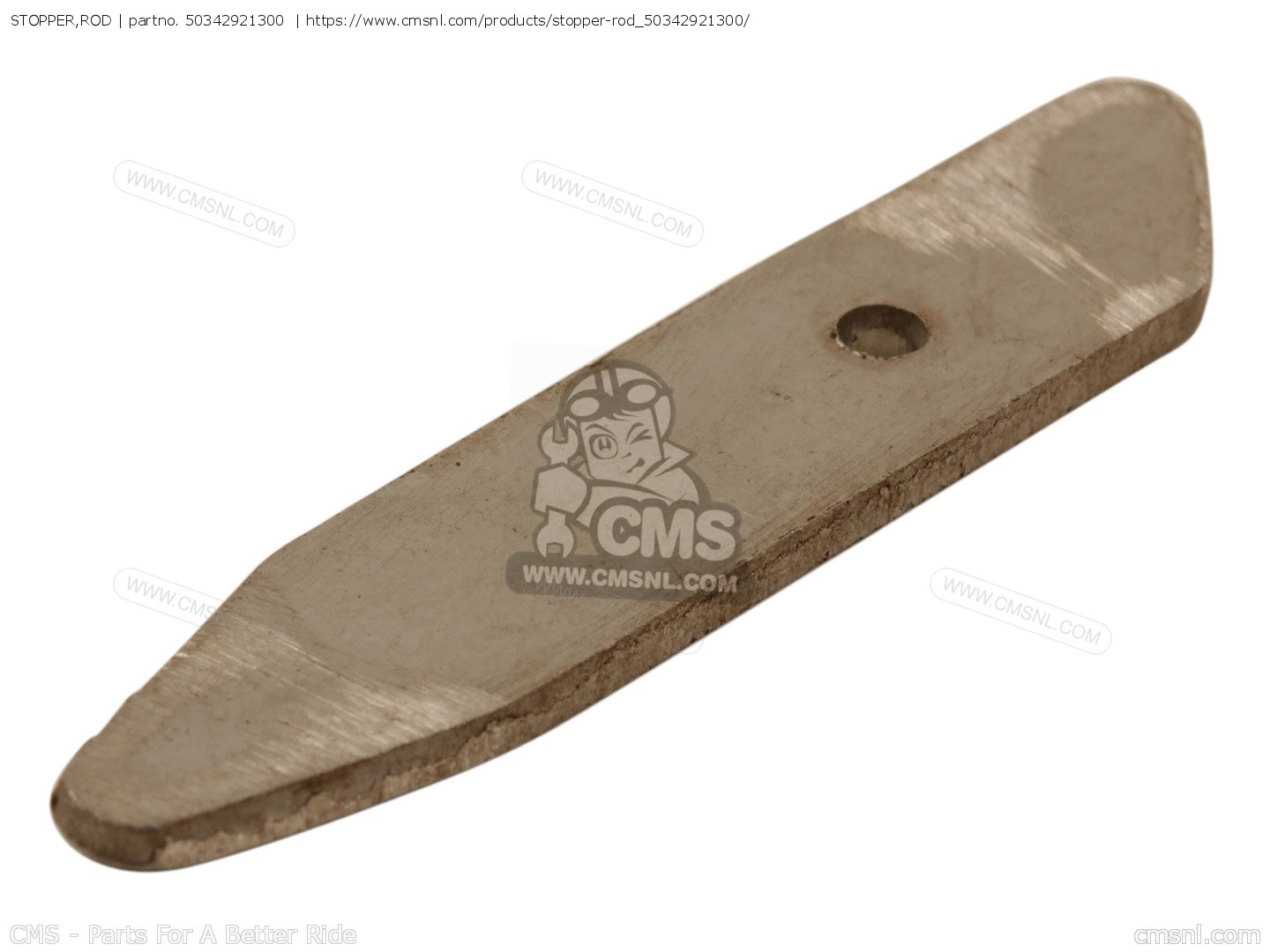 50342921300: STOPPER,ROD Honda - buy the 50342-921-300 at CMSNL