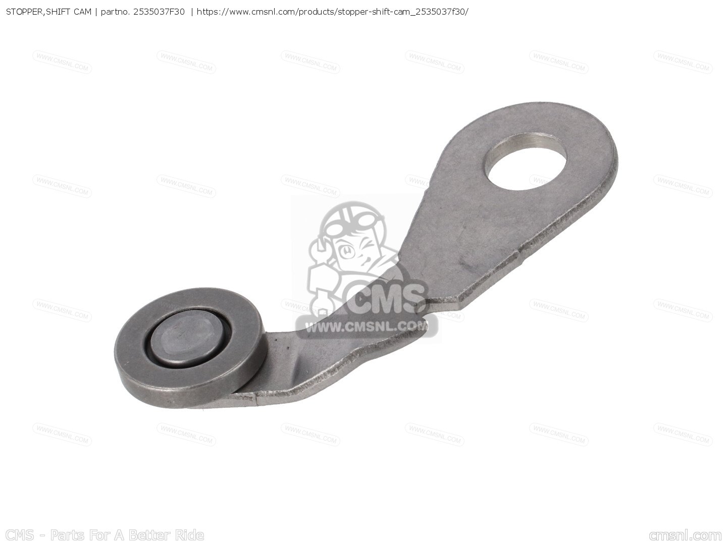 2535037F30: STOPPER,SHIFT CAM Suzuki - buy the 25350-37F30 at CMSNL