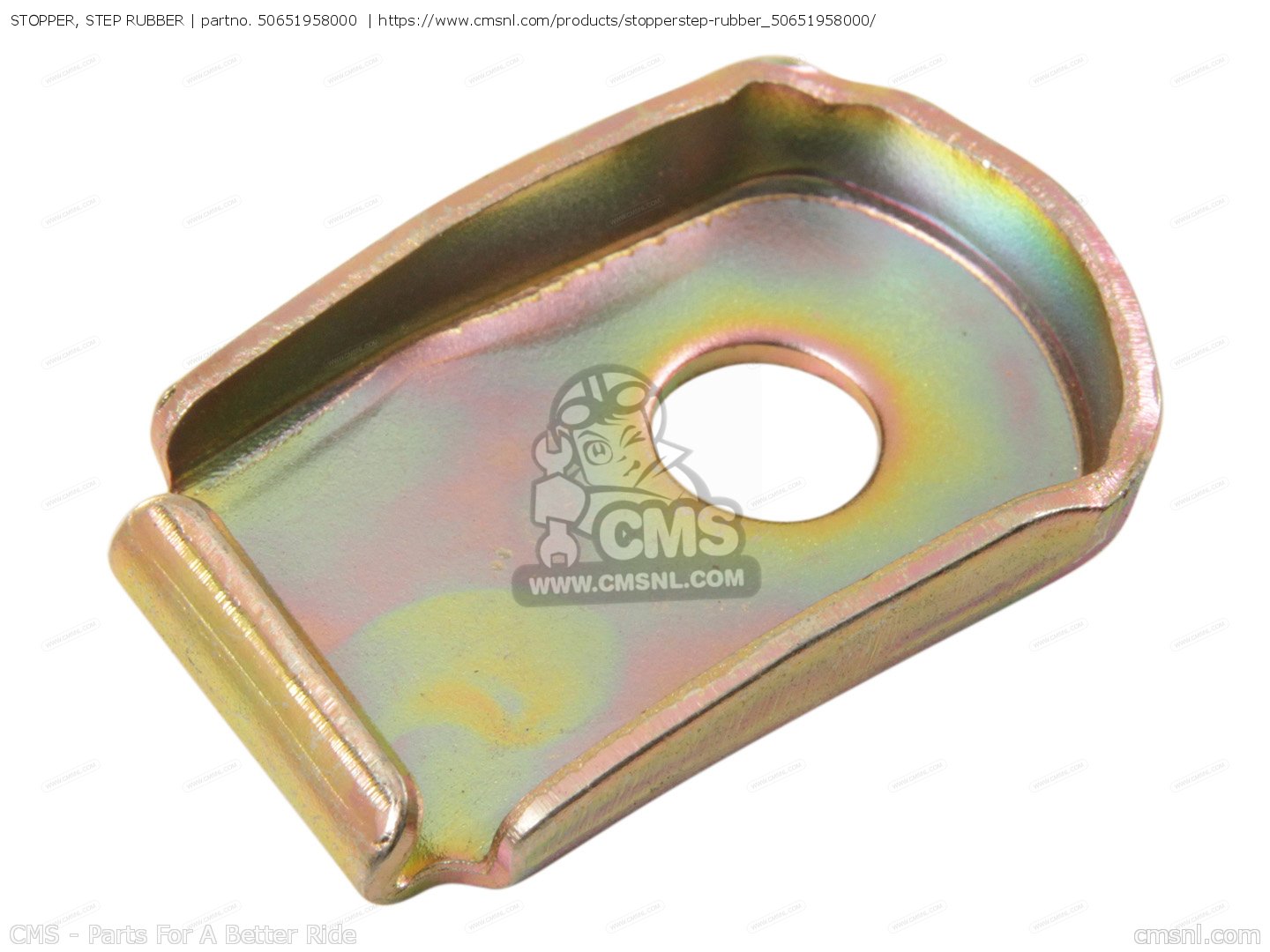 50651958000: Stopper, Step Rubber Honda - buy the 50651-958-000 at CMSNL