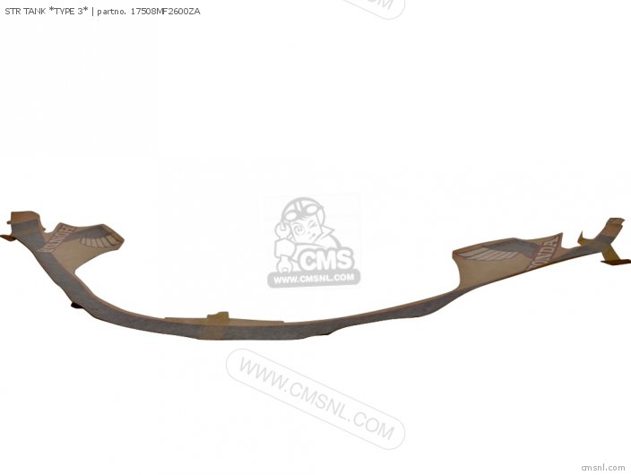 STR TANK *TYPE 3* for VF500F INTERCEPTOR 1984 (E) - order at CMSNL