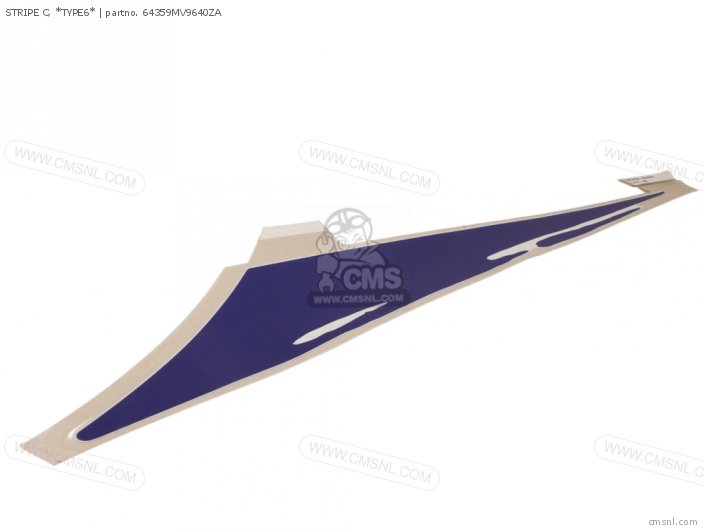 64359MV9640ZA: Stripe C, *type6* Honda - buy the 64359-MV9-640ZA at CMSNL