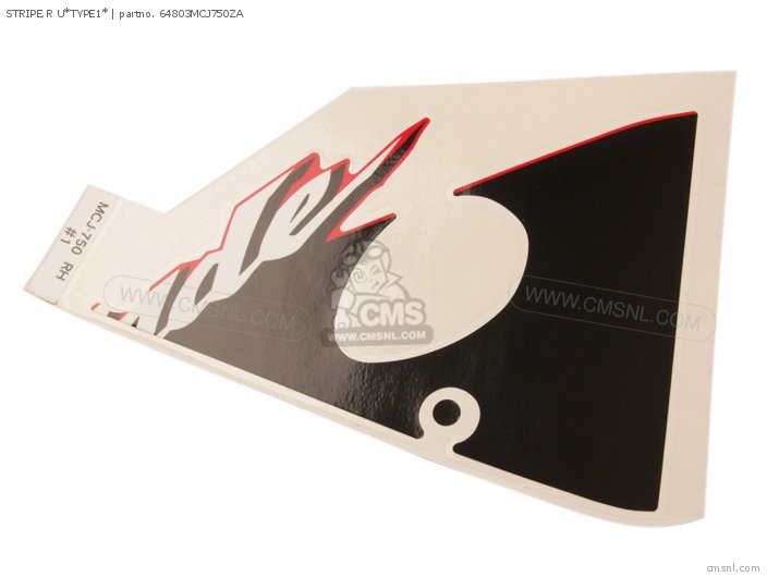 STRIPE,R U*TYPE1* for Honda - order at CMSNL