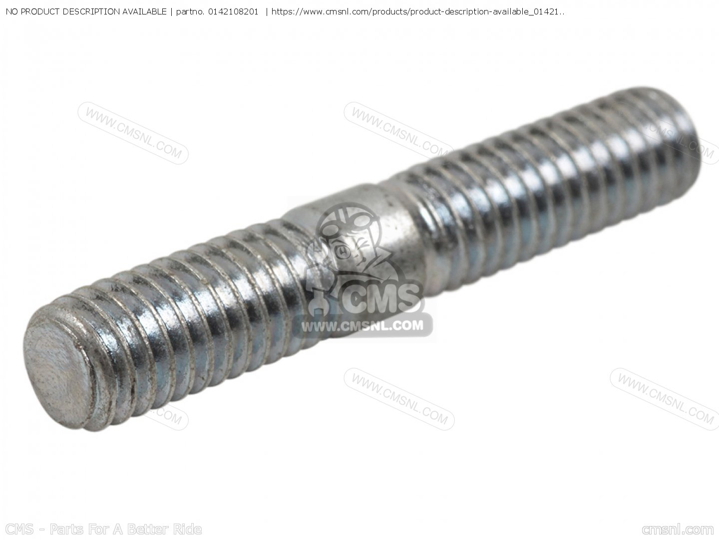 0142108201: STUD 8X20 Suzuki - buy the 01421-08201-000 at CMSNL