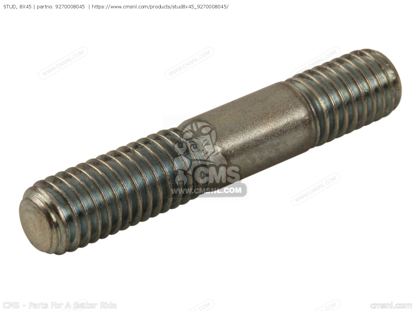 STUD, 8X45 for Honda - order at CMSNL