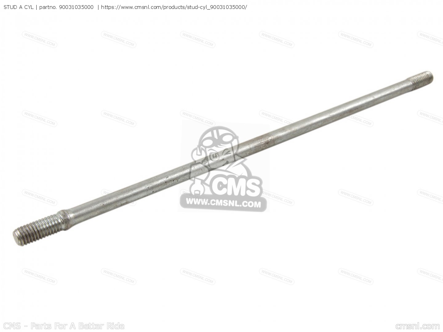 90031035000: Stud A, Cylinder Honda - buy the 90031-035-000 at CMSNL
