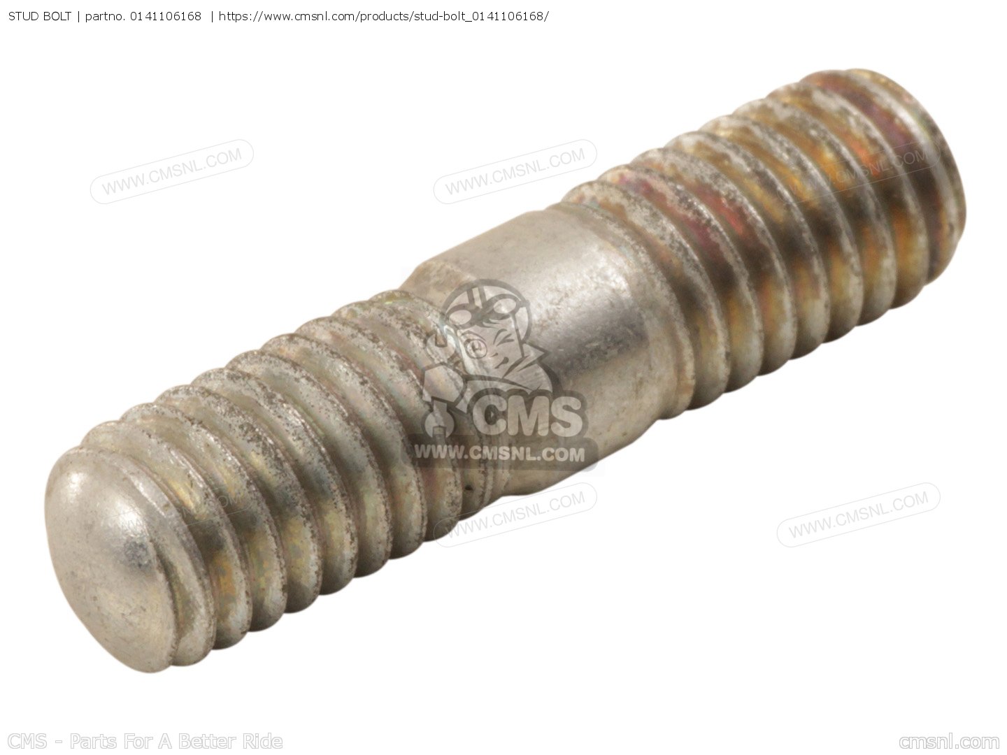 0141106168: STUD BOLT Suzuki - buy the 01411-06168 at CMSNL