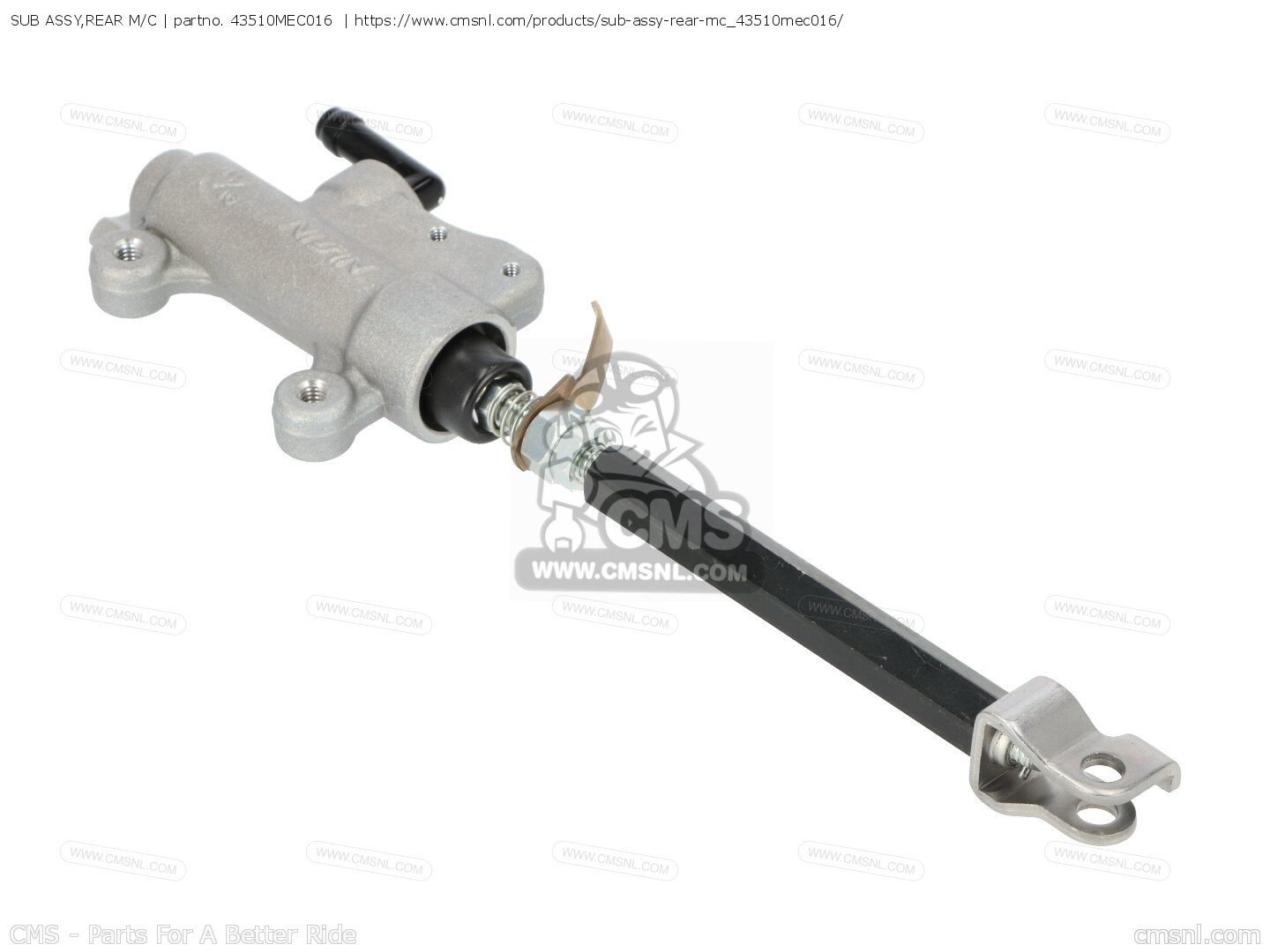 43510MEC016: SUB ASSY,REAR M/C Honda - buy the 43510-MEC-016 at CMSNL