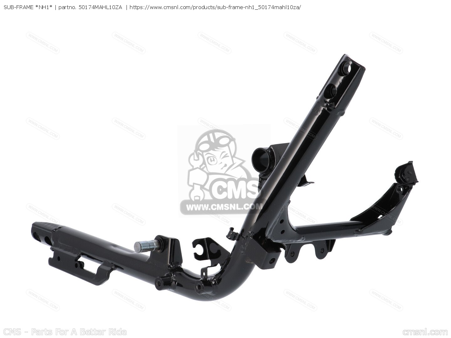 50174MAHL10ZA: Sub-frame *nh1* Honda - buy the 50174-MAH-L10ZA at CMSNL