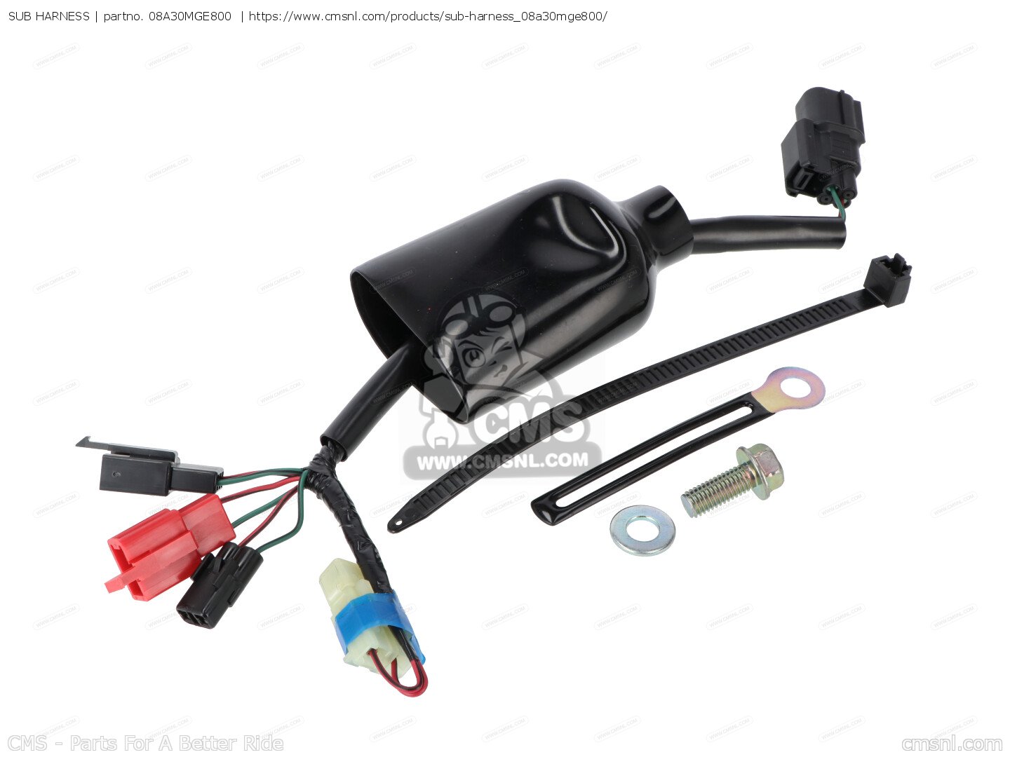 08A30MGE800: SUB HARNESS Honda - buy the 08A30-MGE-800 at CMSNL