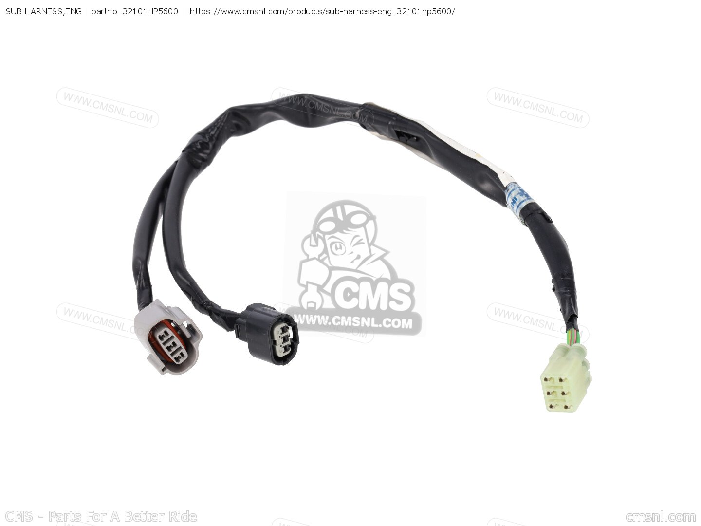32101HP5600: Sub Harness,eng Honda - buy the 32101-HP5-600 at CMSNL