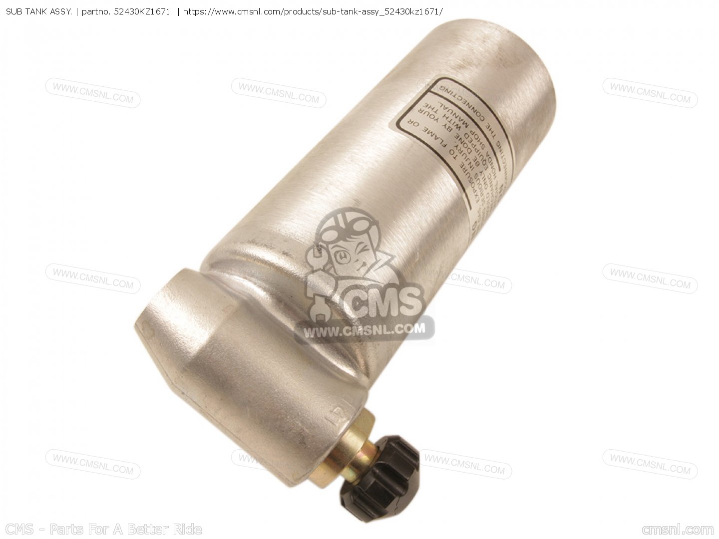 SUB TANK ASSY. for XR250R 1991 (M) USA - order at CMSNL