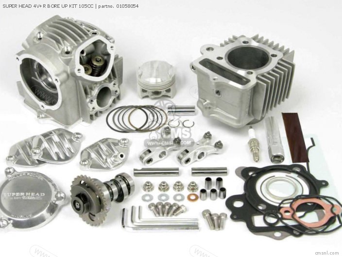 01058054: Super Head 4v+r Bore Up Kit 105cc Takegawa - buy the 01-05 ...