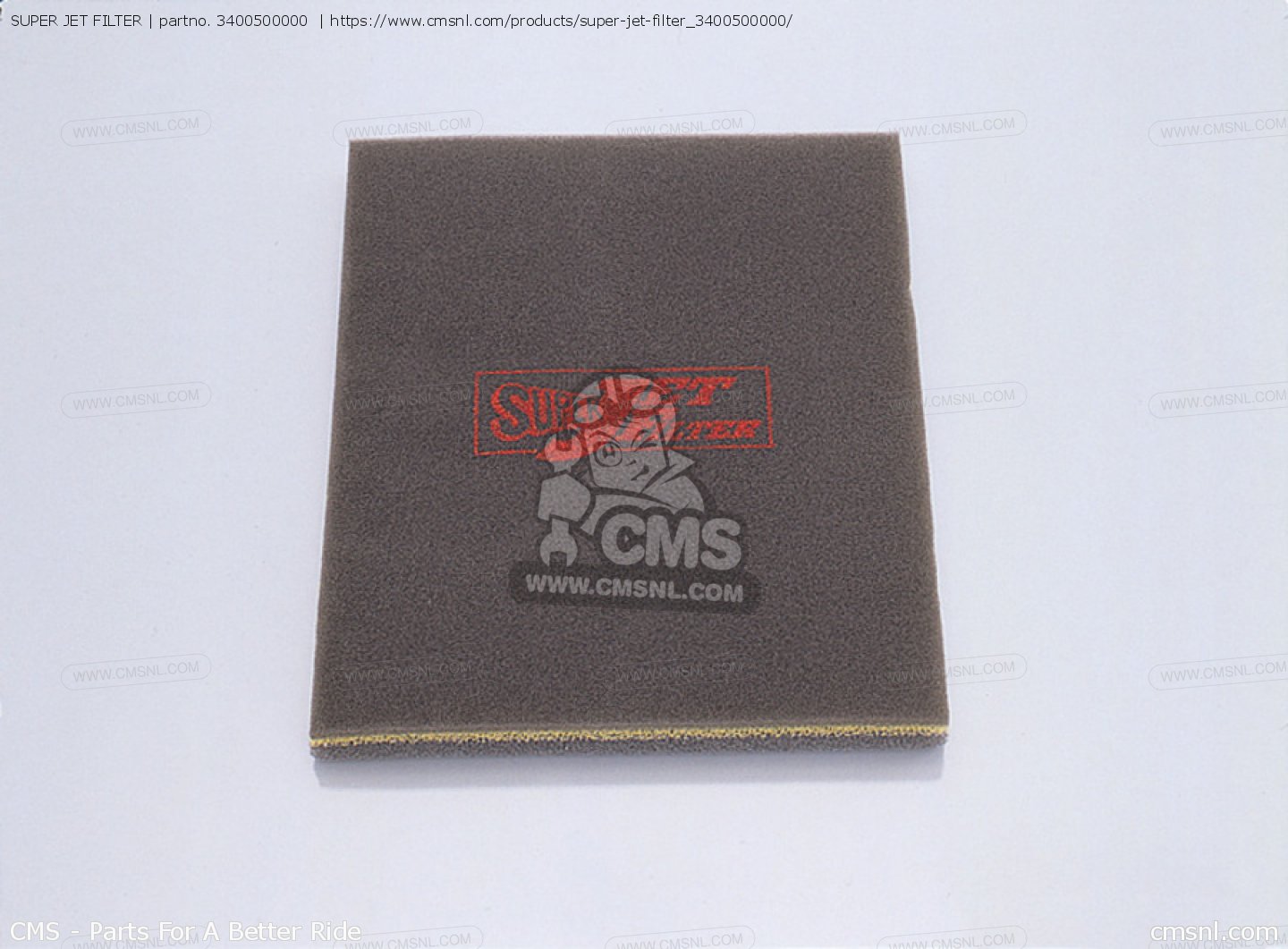 3400500000: Super Jet Filter Kitaco - buy the 340-0500000 at CMSNL