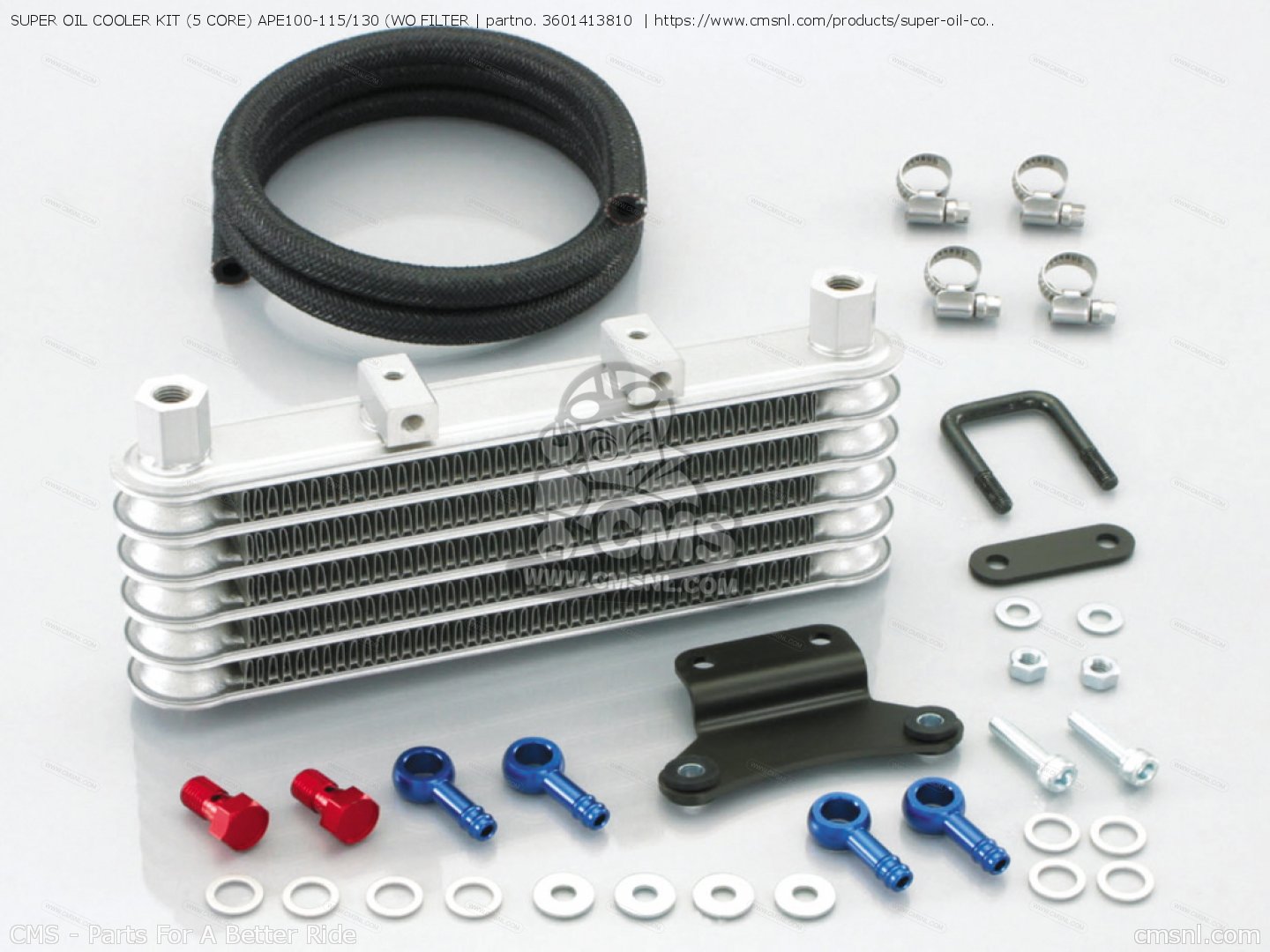 3601413810: Super Oil Cooler Kit (5 Core) Ape100-115/130 (wo Filter ...