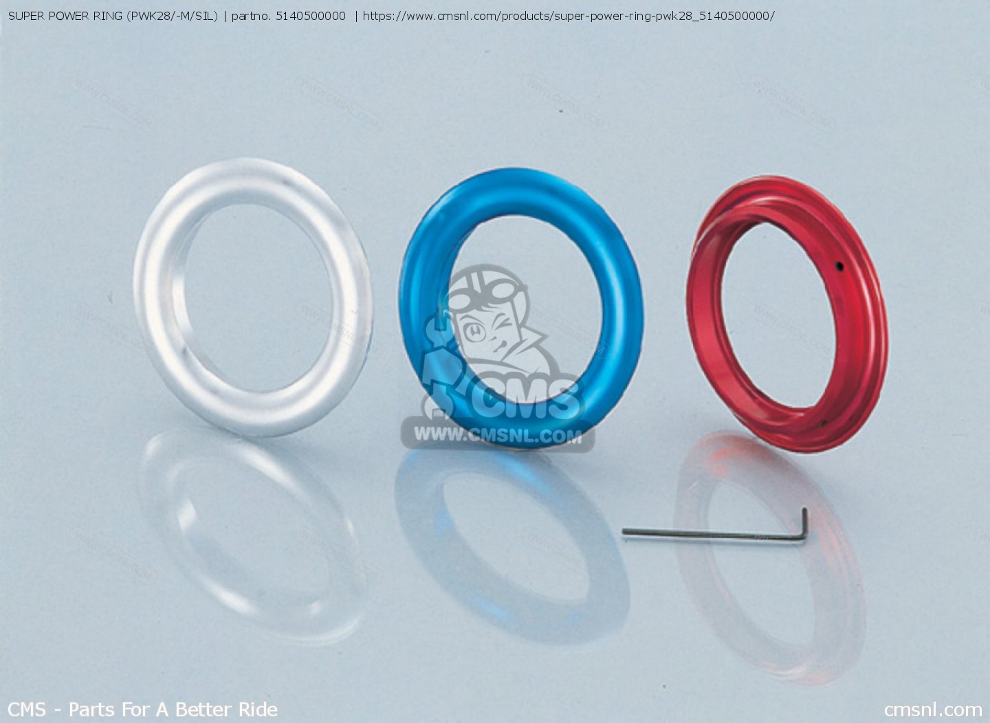 5140500000: Super Power Ring (pwk28/-m/sil) Kitaco - buy the 514 ...