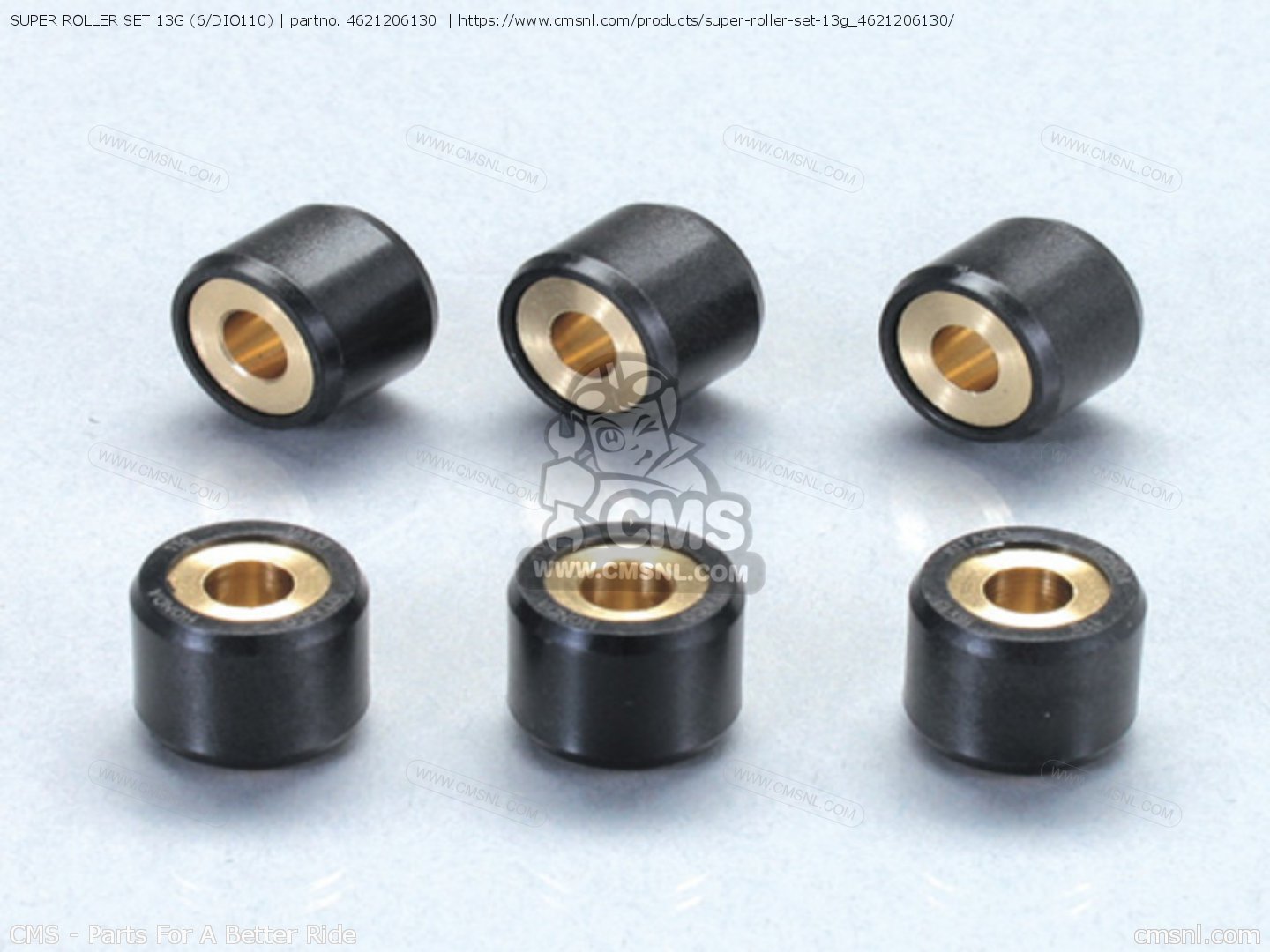 4621206130: SUPER ROLLER SET 13G (6/DIO110) Kitaco - buy the 462 ...