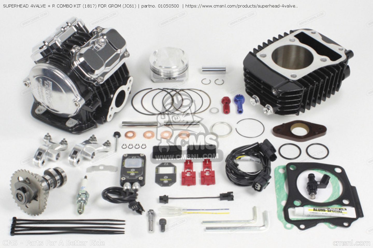 01050500: SUPERHEAD 4VALVE + R COMBO KIT (181?) FOR GROM (JC61 ...