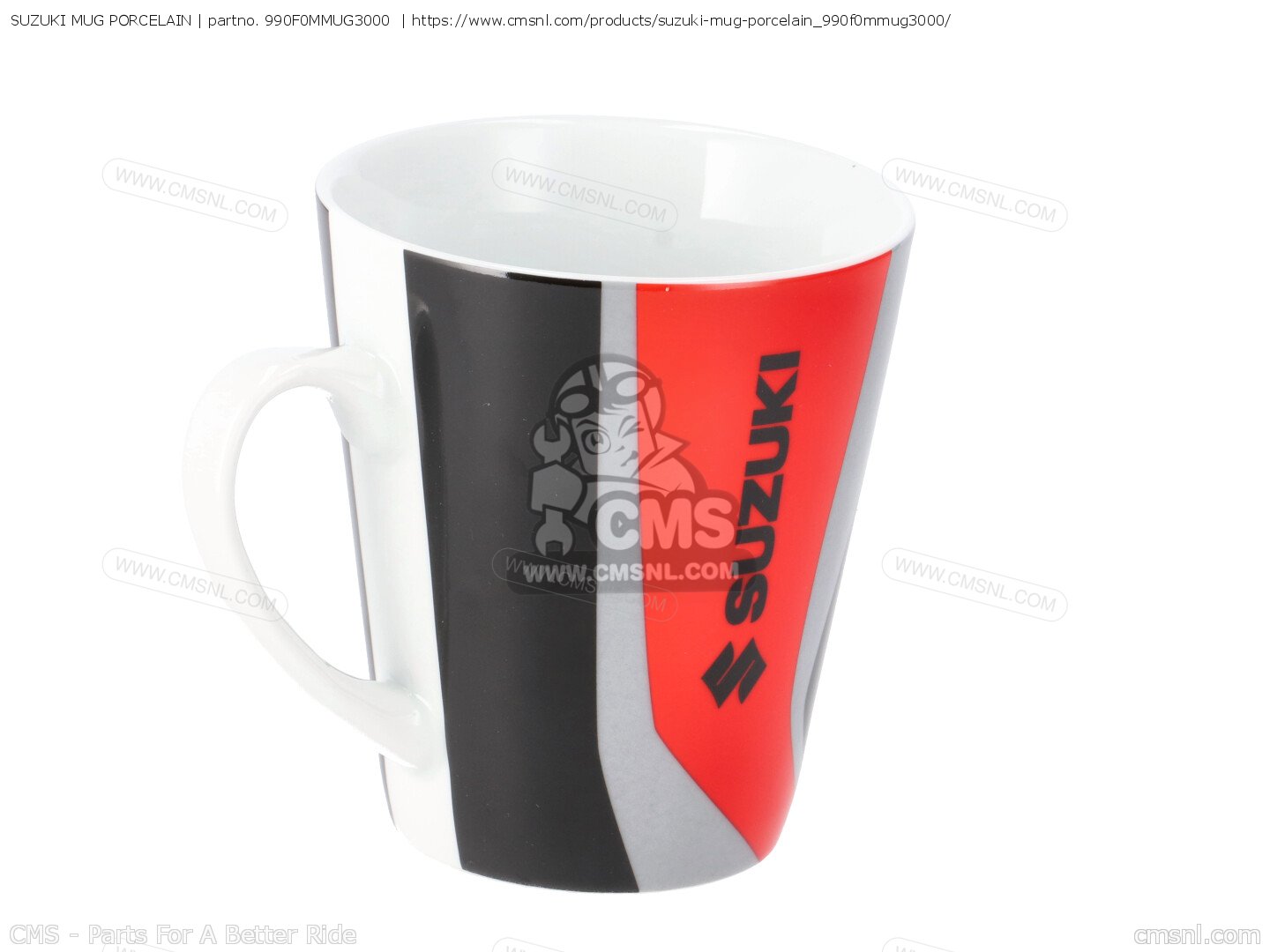 990F0MMUG3000: SUZUKI MUG PORCELAIN Suzuki - buy the 990F0-MMUG3-000 at ...