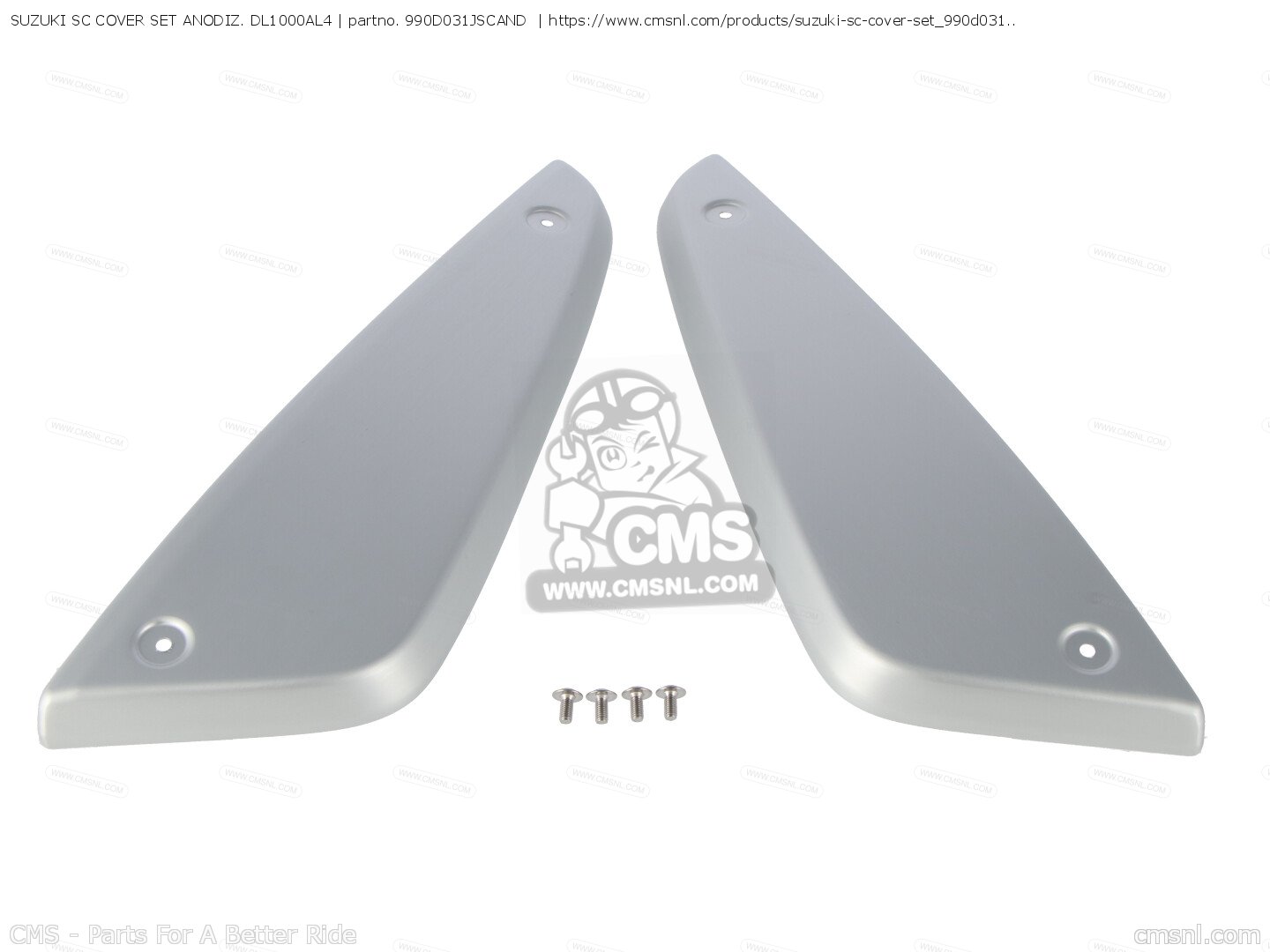 990D031JSCAND: SUZUKI SC COVER SET ANODIZ. DL1000AL4 Suzuki - buy the ...