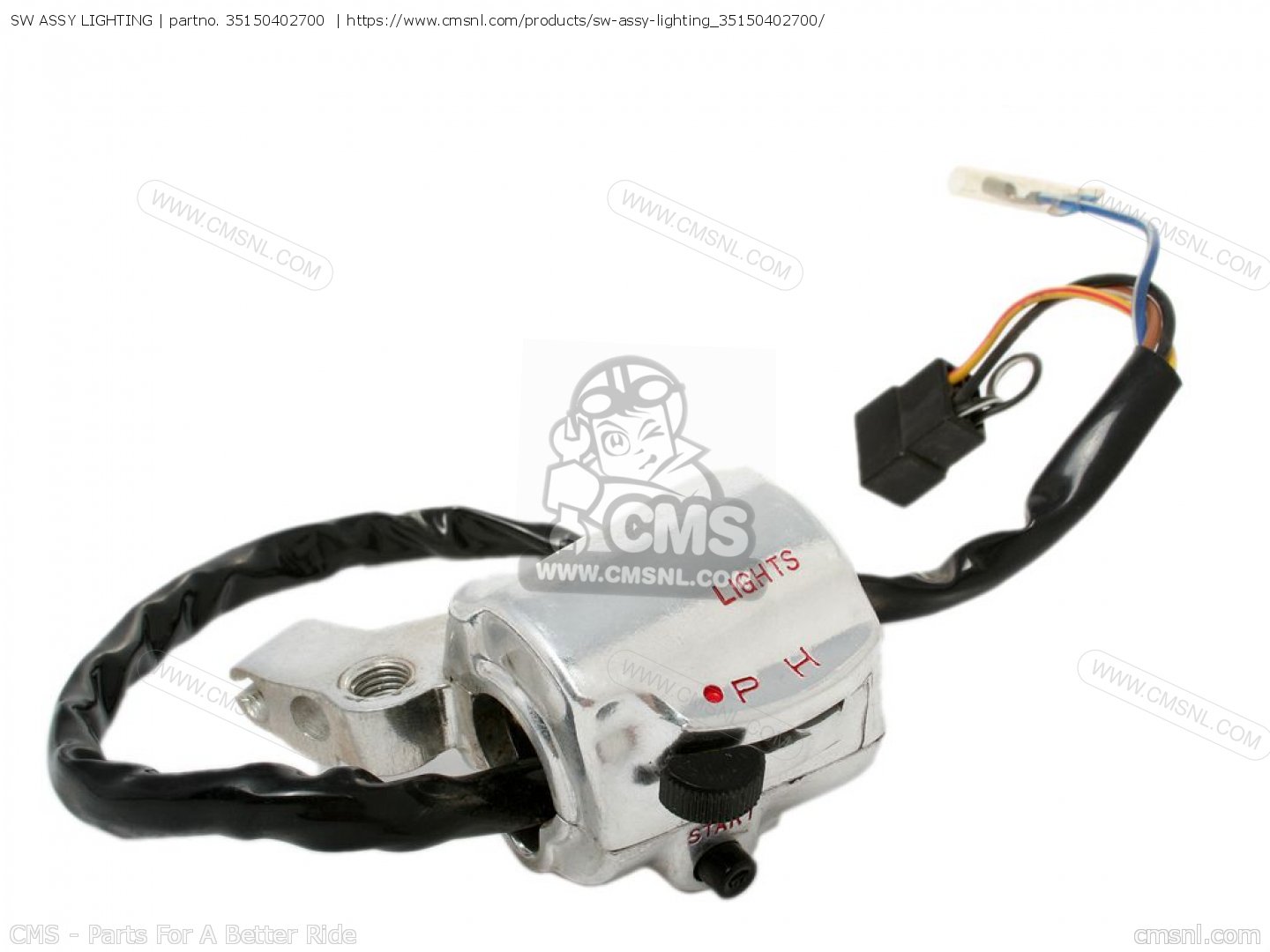 35150402700: SW ASSY LIGHTING Honda - buy the 35150-402-700 at CMSNL