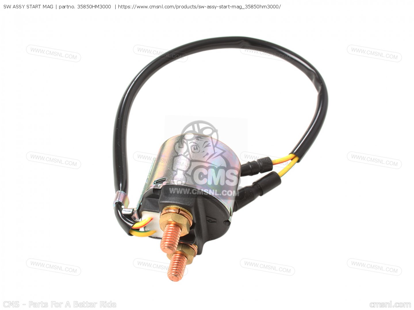 35850HM3000: SW ASSY START MAG Honda - buy the 35850-HM3-000 at CMSNL