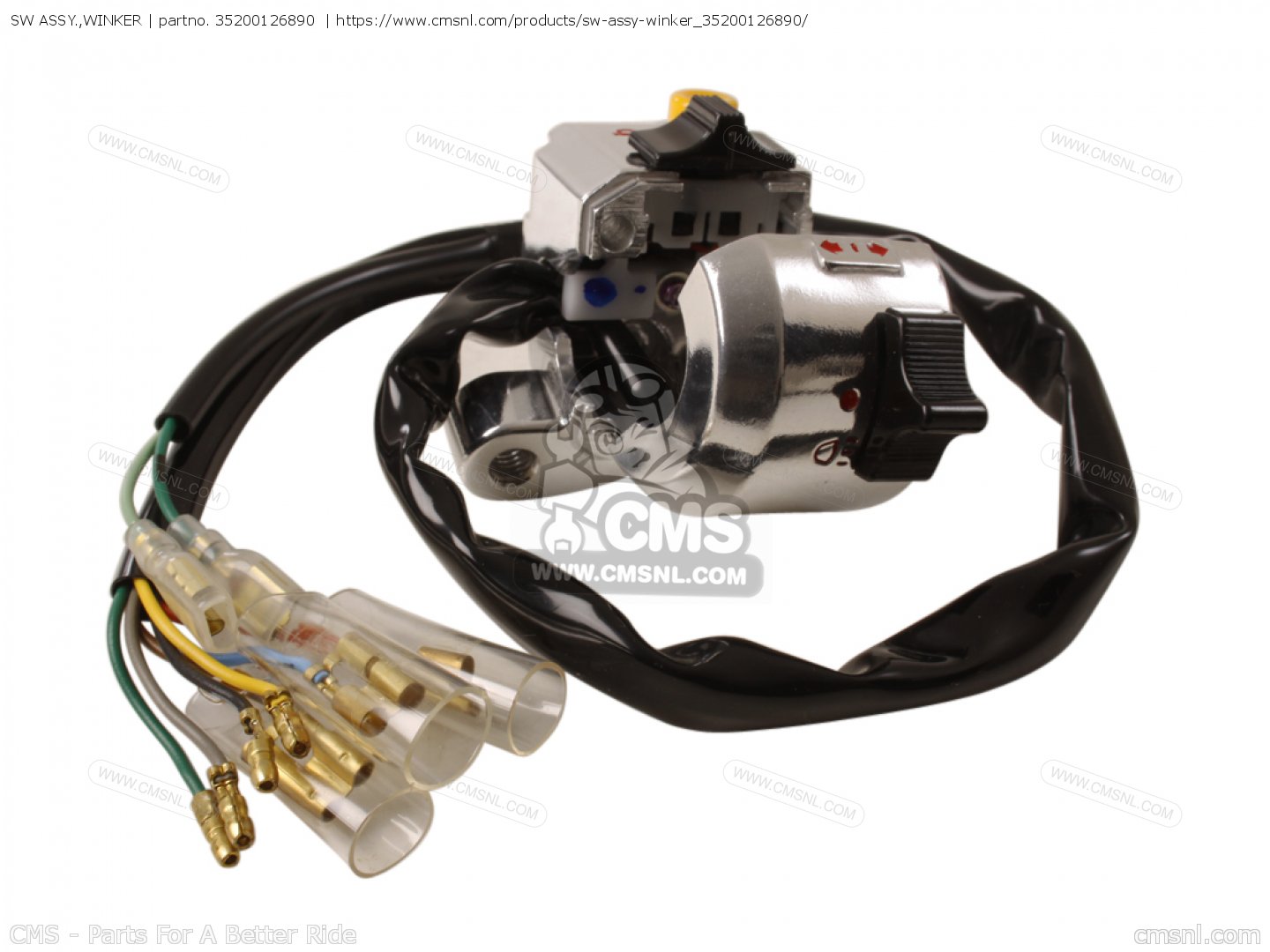 35200126890: Sw Assy.,winker Honda - buy the 35200-126-890 at CMSNL