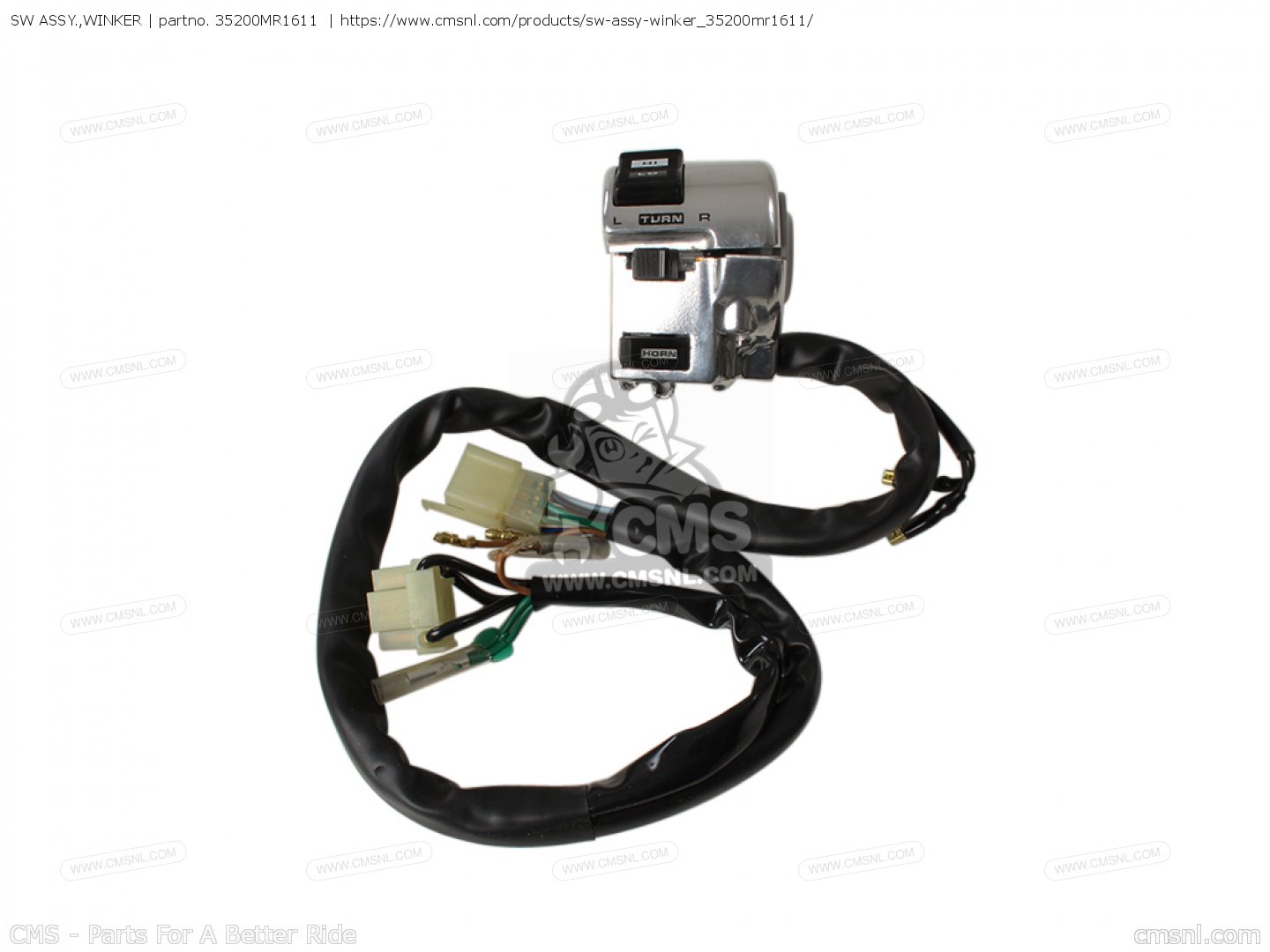 35200MR1611: Sw Assy.,winker Honda - buy the 35200-MR1-611 at CMSNL