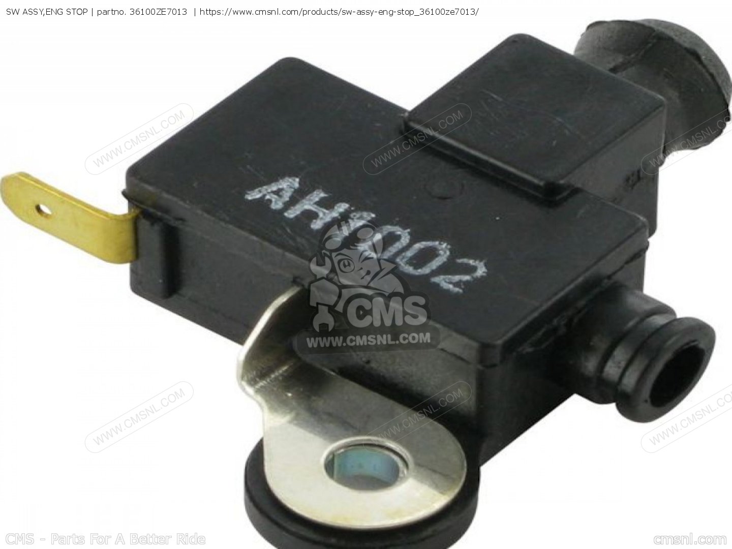 36100ZE7013: SW ASSY,ENG STOP Honda - buy the 36100-ZE7-013 at CMSNL