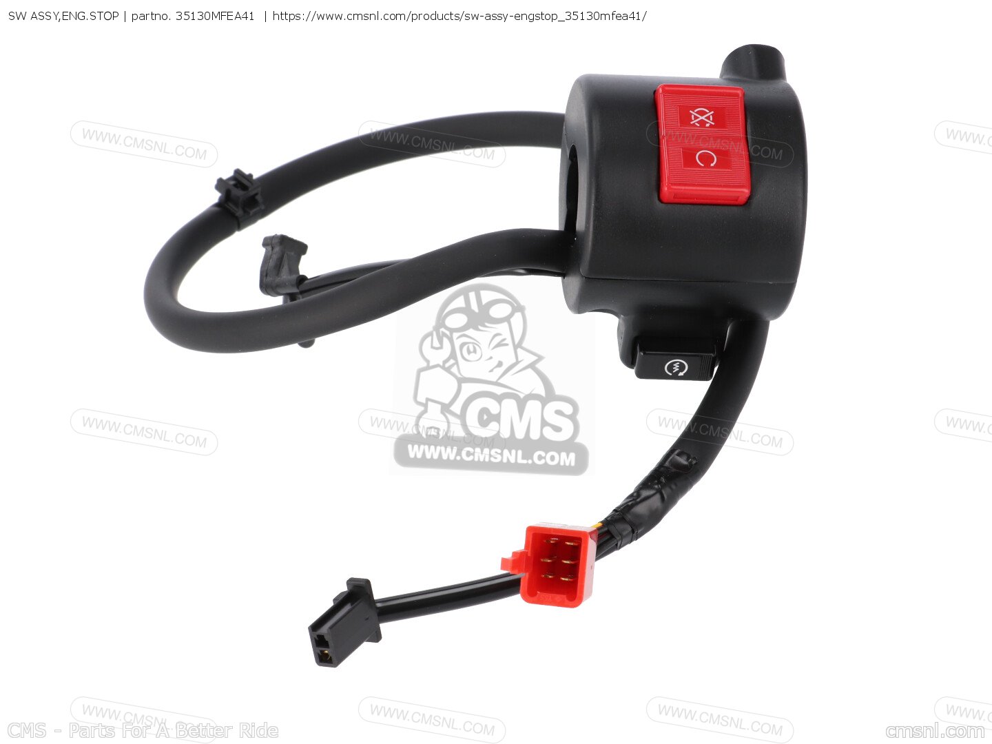 SW ASSY,ENG.STOP for VT750C2B 2011 (B) ENGLAND - order at CMSNL