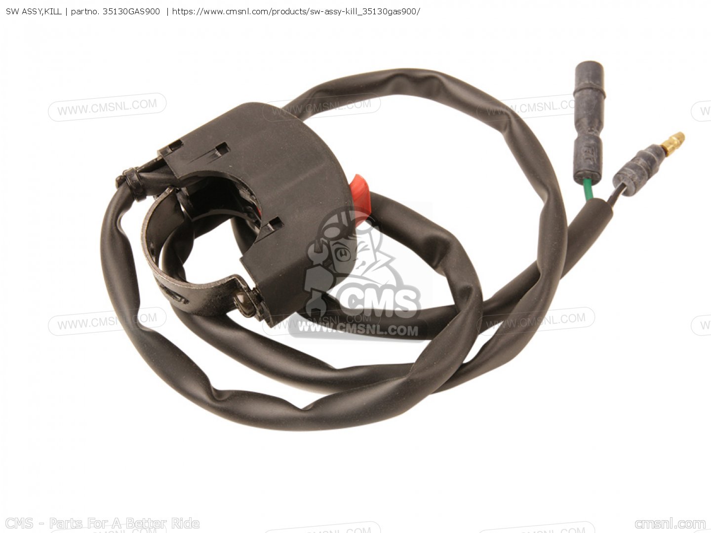35130GAS900: SW ASSY,KILL Honda - buy the 35130-GAS-900 at CMSNL