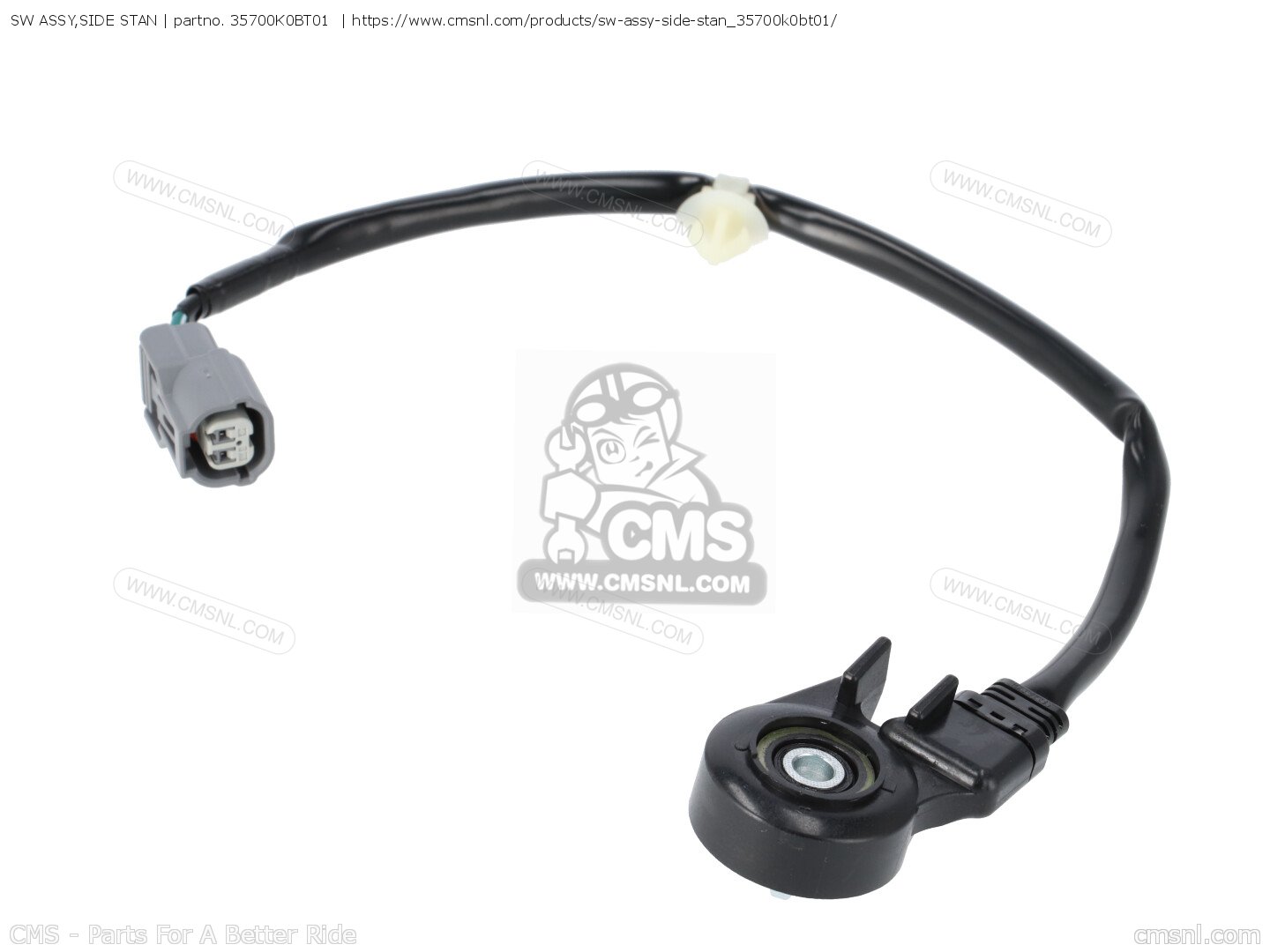 35700K0BT01: SW ASSY,SIDE STAN Honda - buy the 35700-K0B-T01 at CMSNL