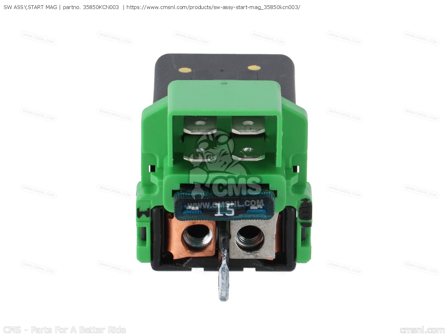35850KCN003: SW ASSY,START MAG Honda - buy the 35850-KCN-003 at CMSNL