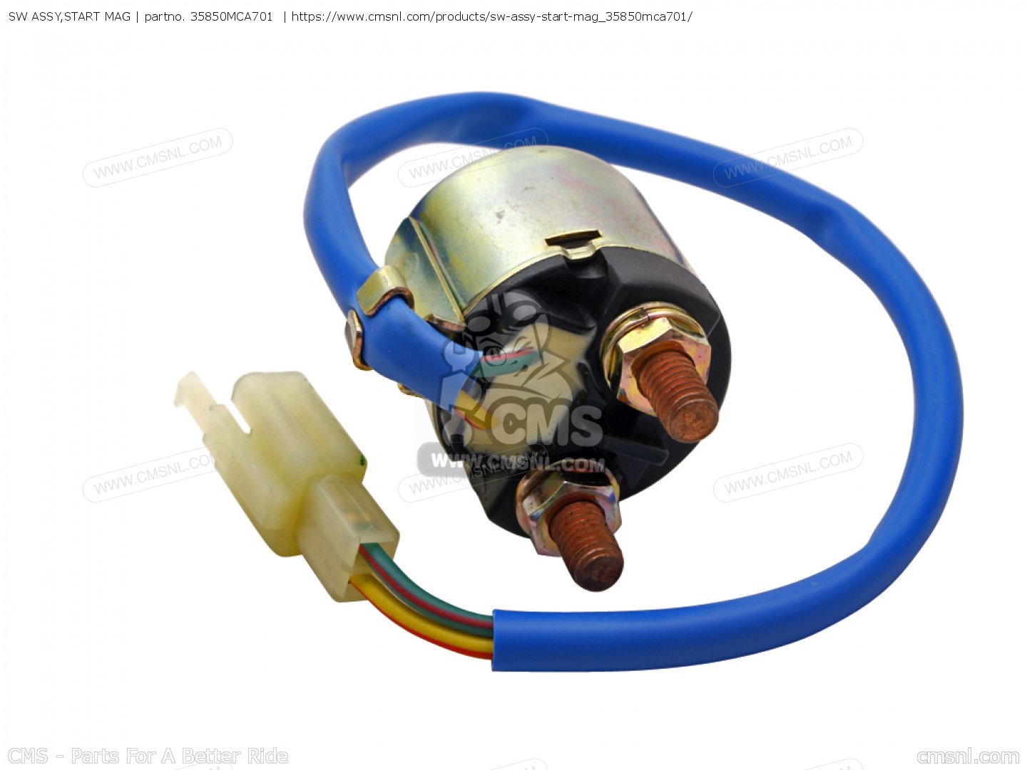 35850MCA701: Sw Assy,start Mag Honda - buy the 35850-MCA-701 at CMSNL