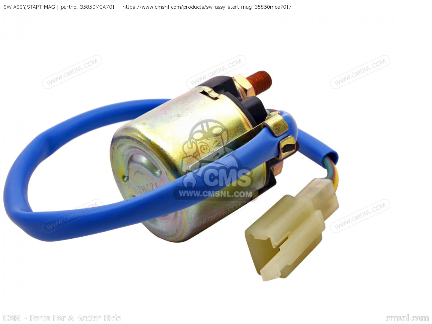 35850MCA701: Sw Assy,start Mag Honda - buy the 35850-MCA-701 at CMSNL