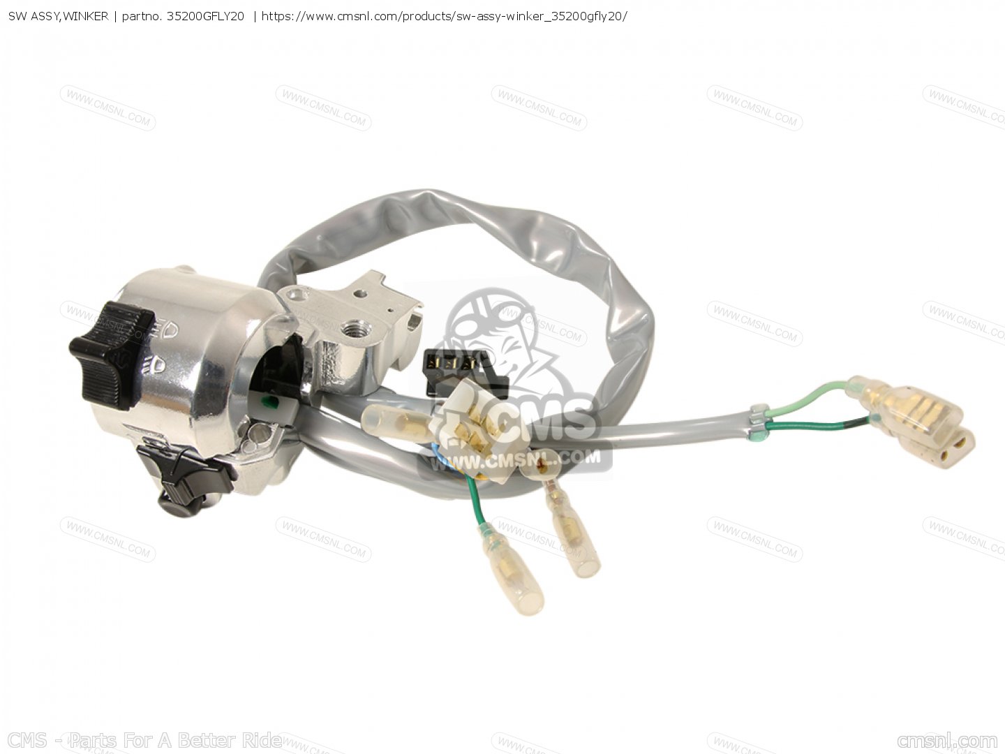 35200GFLY20: SW ASSY,WINKER Honda - buy the 35200-GFL-Y20 at CMSNL