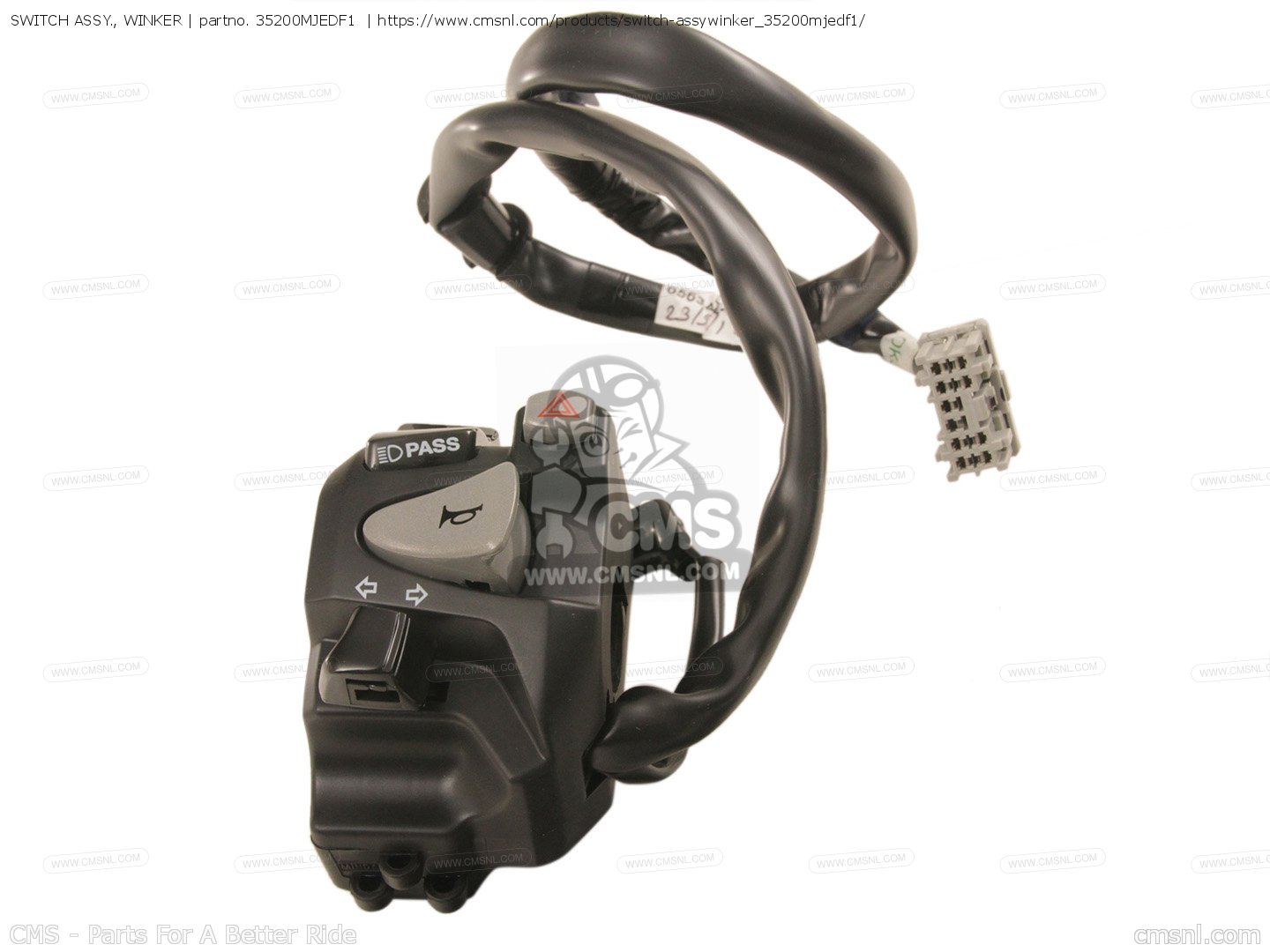 35200MJEDF1: SW ASSY,WINKER Honda - buy the 35200-MJE-DF1 at CMSNL