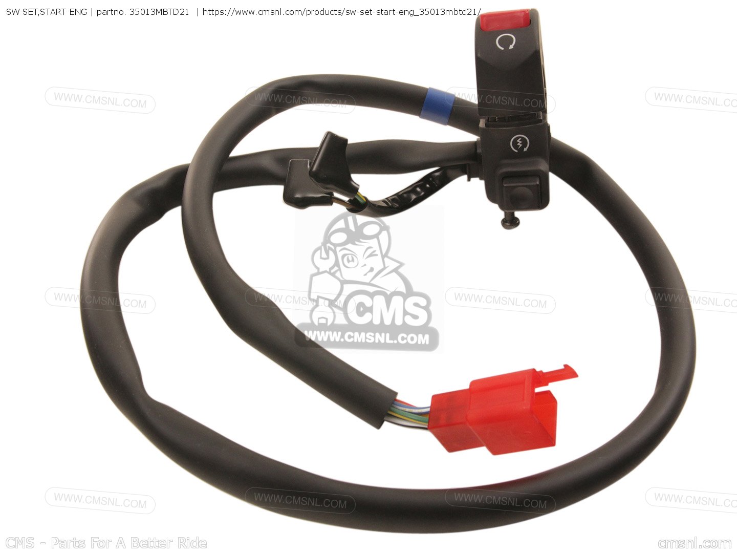 35013-MBT-D21 Sw Set,Start Eng, 35013MBTD21 Honda - XL1000V