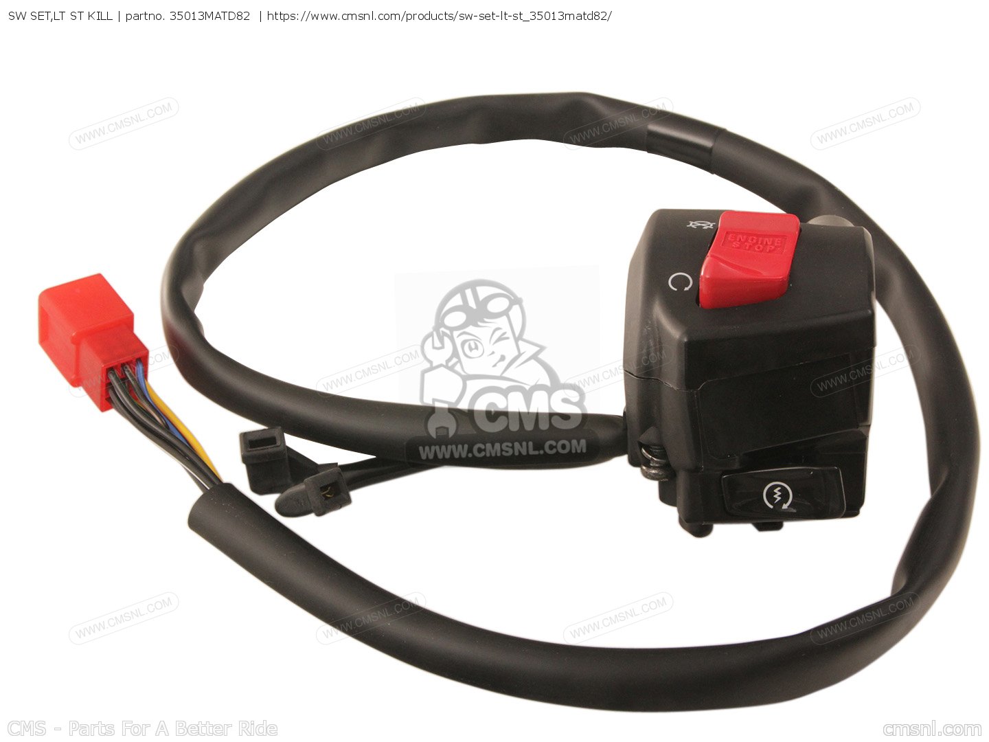 35013MATD82: SW SET,LT ST KILL Honda - buy the 35013-MAT-D82 at CMSNL