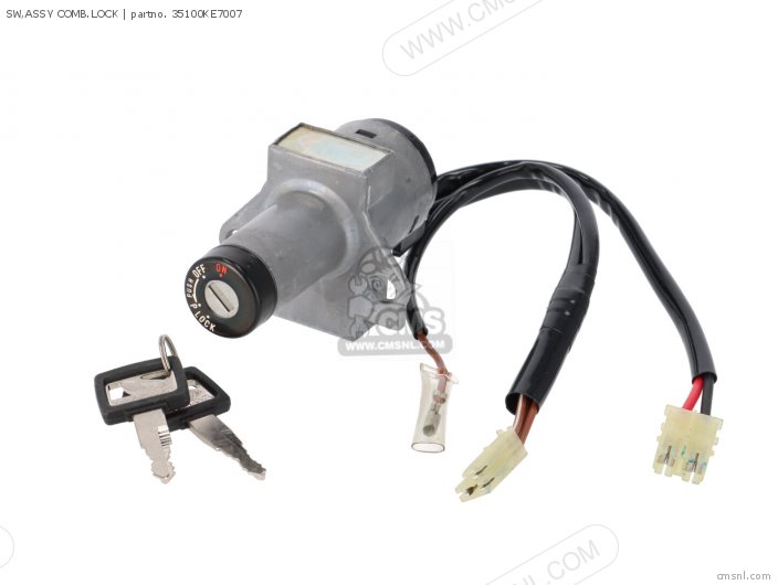 35100KE7007: SW,ASSY COMB.LOCK Honda - buy the 35100-KE7-007 at CMSNL
