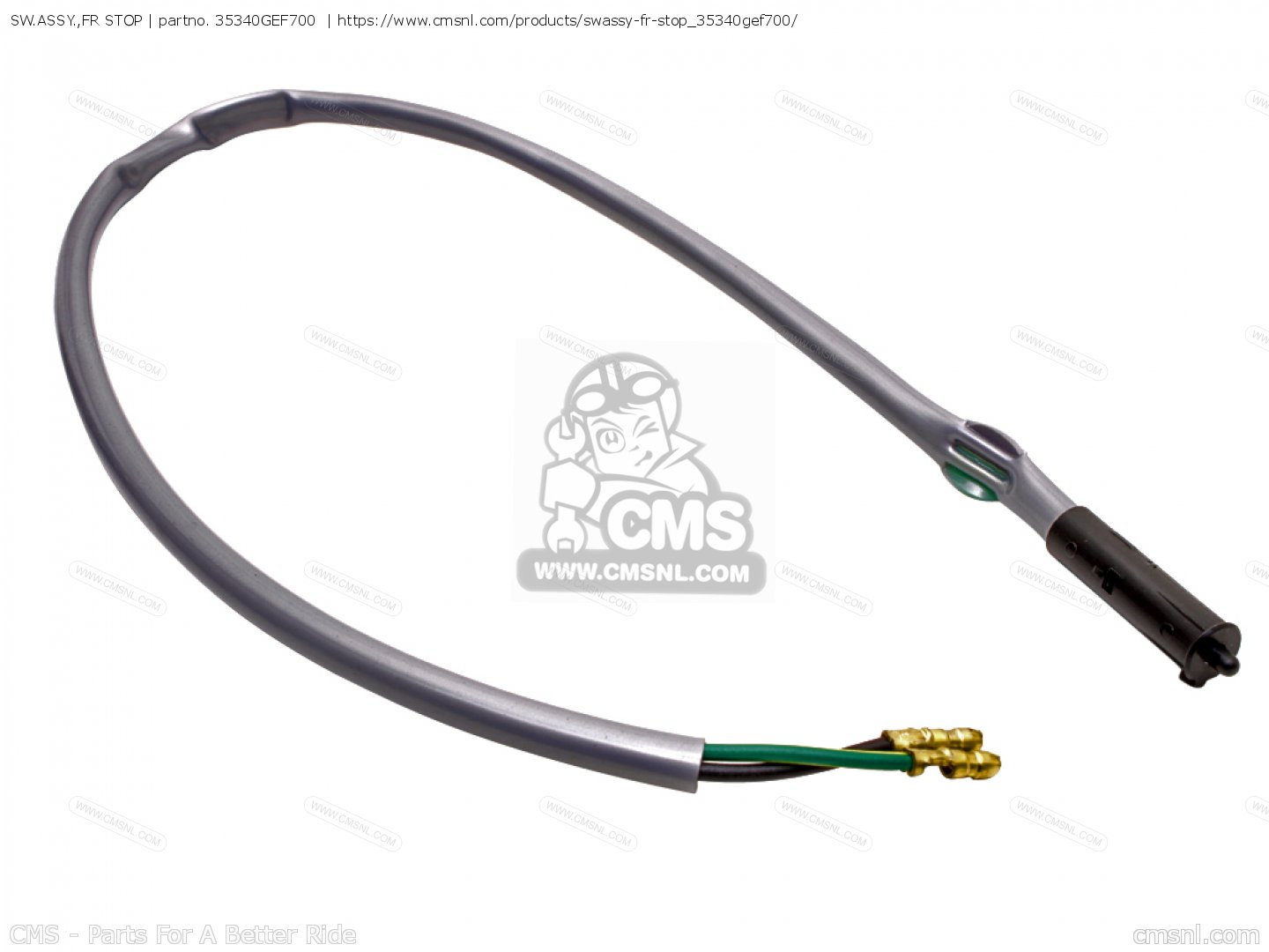 35340GEF700: Sw.assy.,fr Stop Honda - buy the 35340-GEF-700 at CMSNL