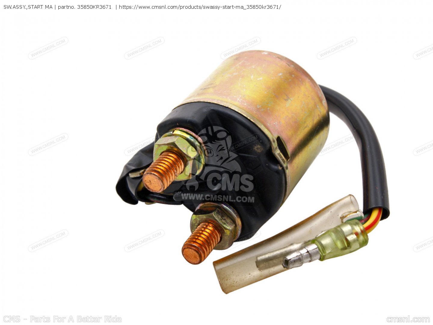 35850KR3671: Sw.assy.,start Ma Honda - buy the 35850-KR3-671 at CMSNL
