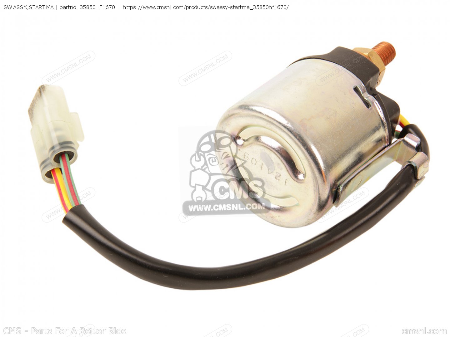 35850HF1670: Sw.assy.,start.ma Honda - buy the 35850-HF1-670 at CMSNL