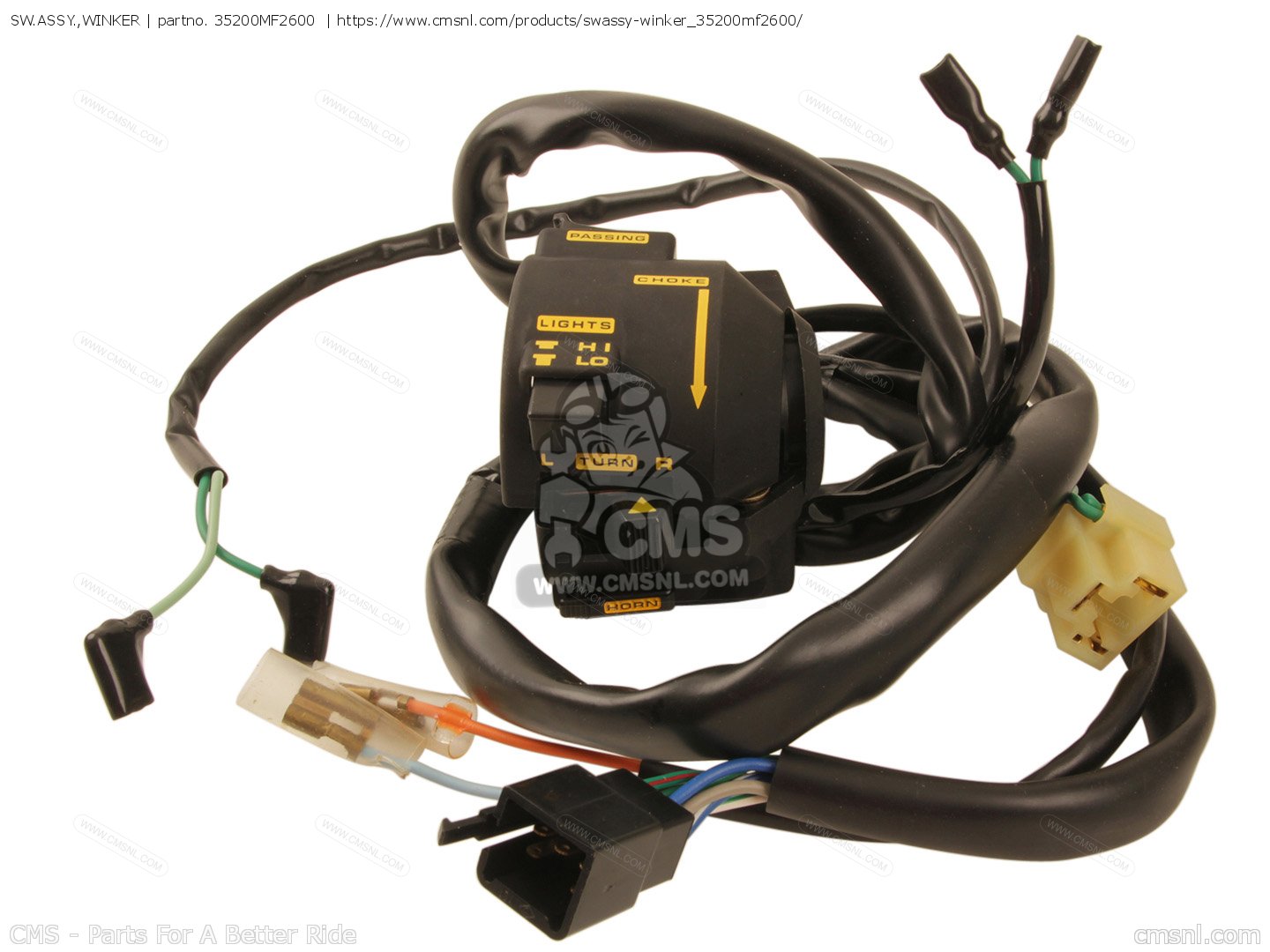 35200MF2600: Sw.assy.,winker Honda - buy the 35200-MF2-600 at CMSNL
