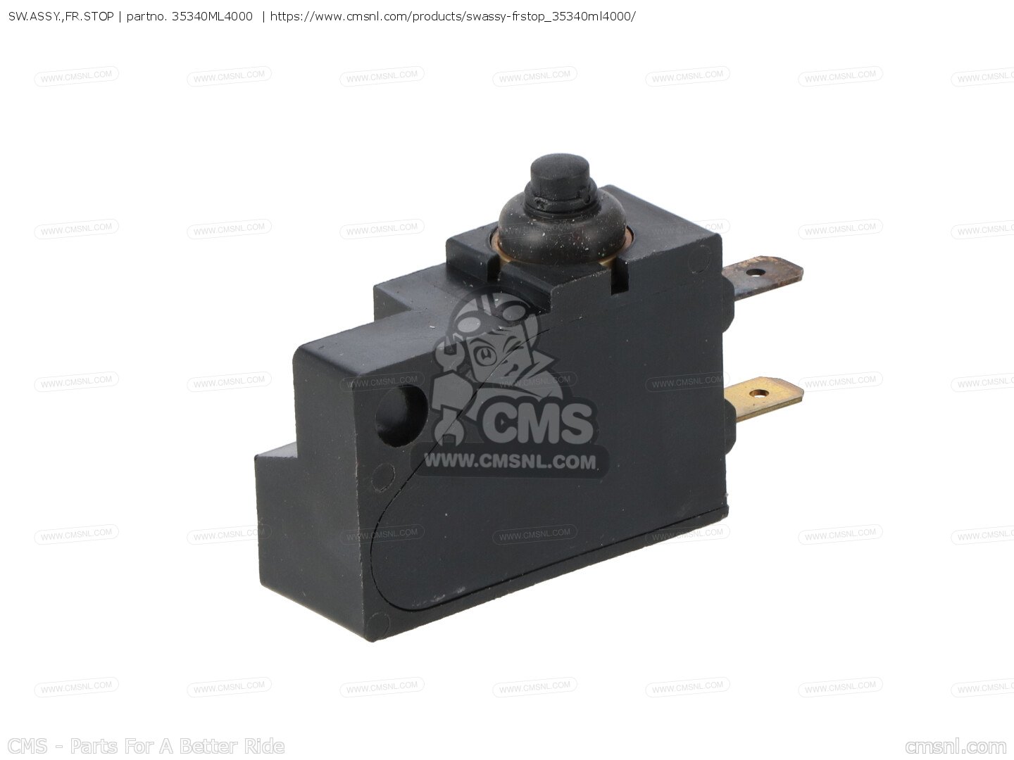 35340ML4000: SW.ASSY.,FR.STOP Honda - buy the 35340-ML4-000 at CMSNL