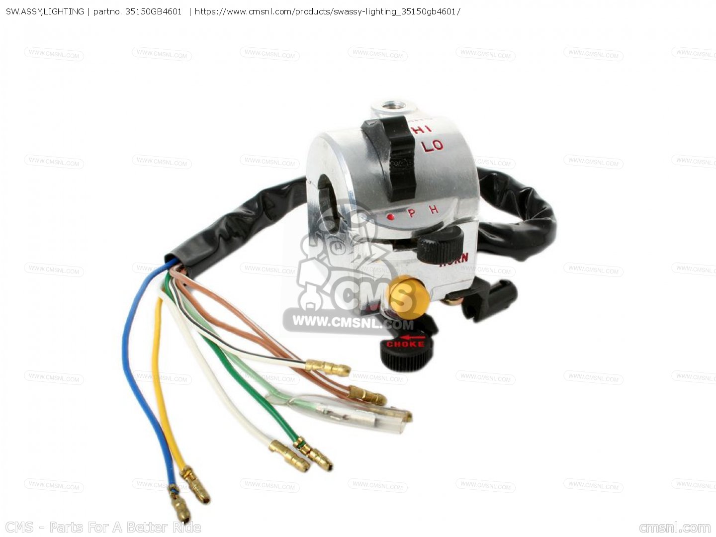 SW.ASSY,LIGHTING for Honda - order at CMSNL