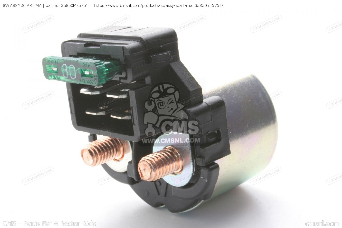 35850MF5751: SW.ASSY.,START MA Honda - buy the 35850-MF5-751 at CMSNL