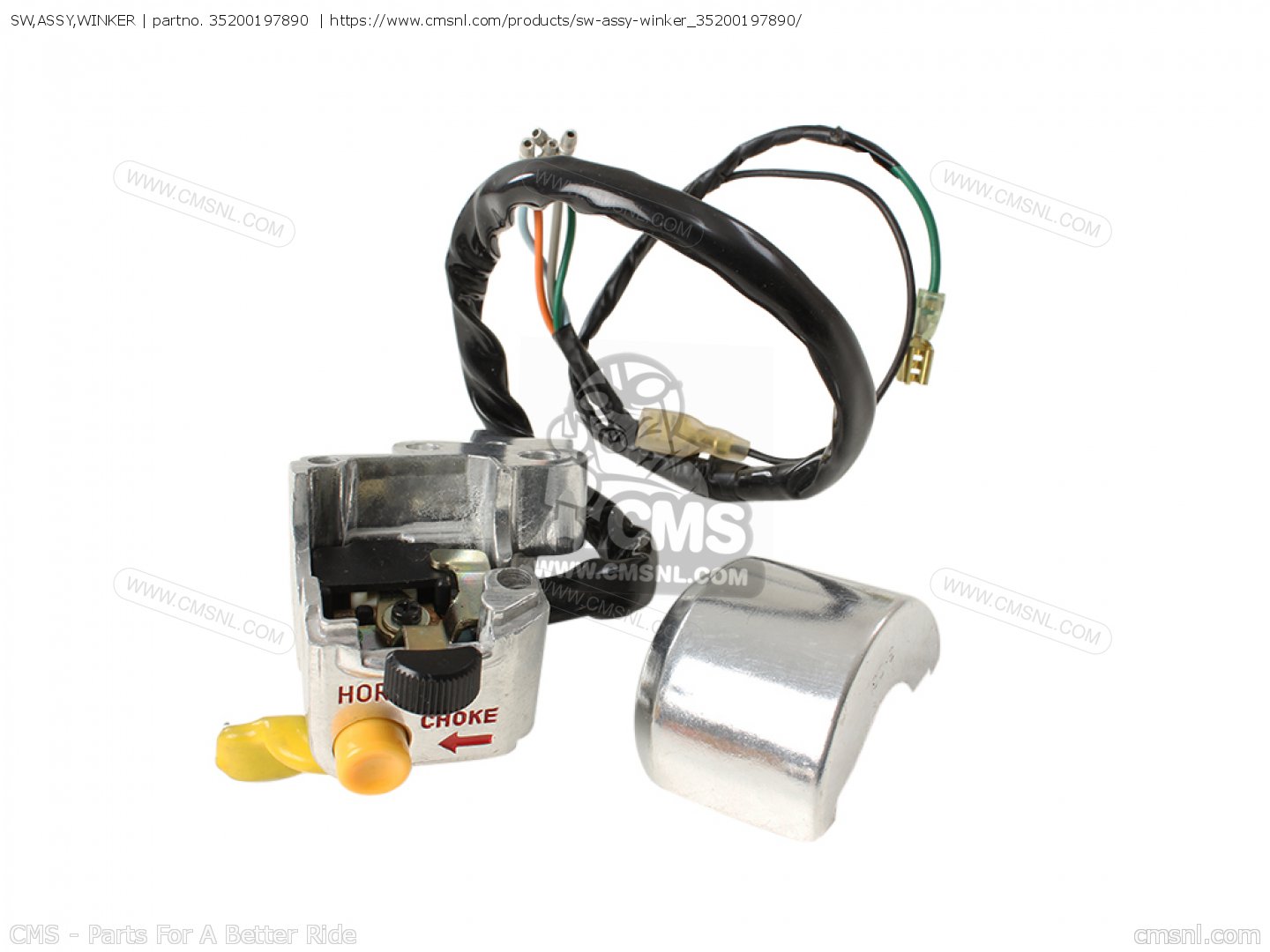 35200197890: SW,ASSY,WINKER Honda - buy the 35200-197-890 at CMSNL